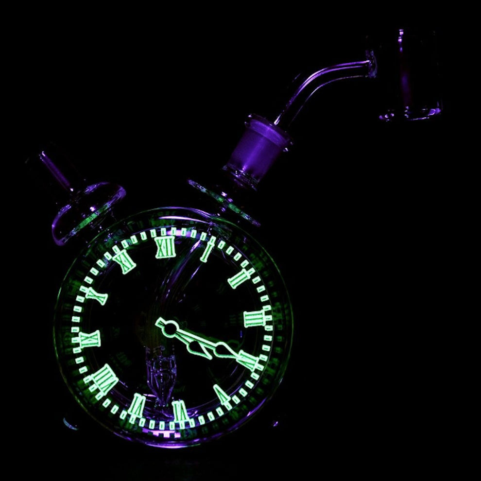 420 O’Clock Glow In the Dark Mini Rig - 4in - Everything 420