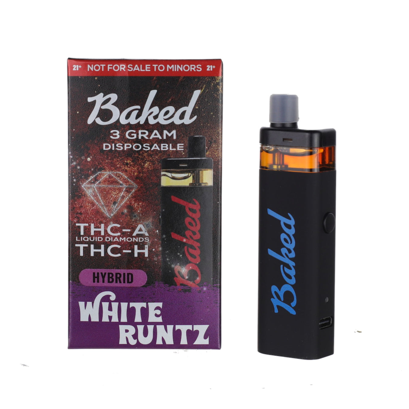 Baked THC-A + THC-P Liquid Diamonds Vaporizer - 3000mg - Everything 420