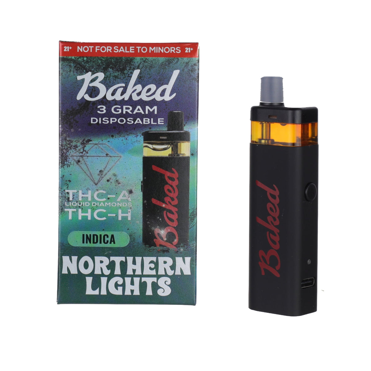 Baked THC-A + THC-P Liquid Diamonds Vaporizer - 3000mg - Everything 420