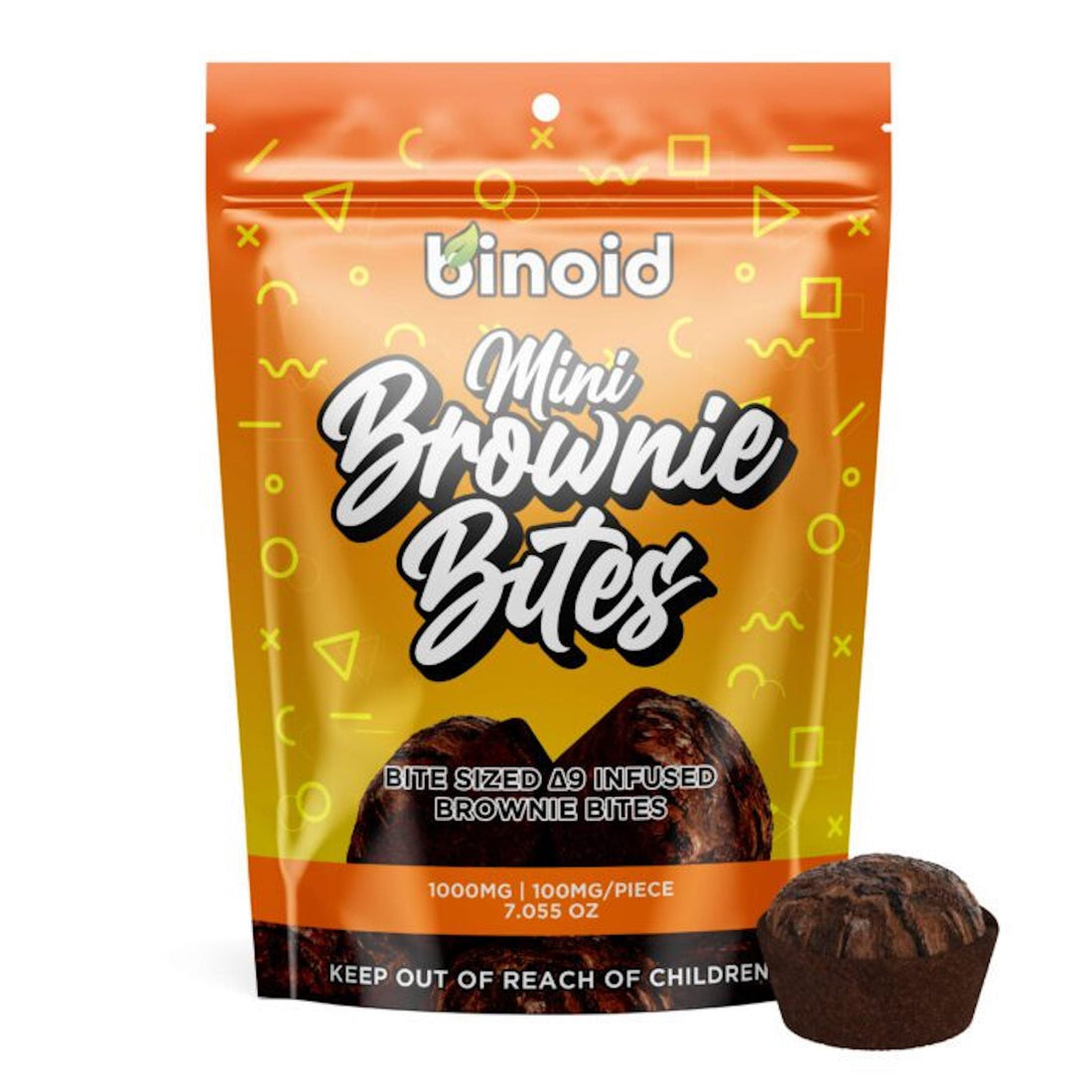 Binoid Delta 9 Brownie Bites - 1000mg - Everything 420