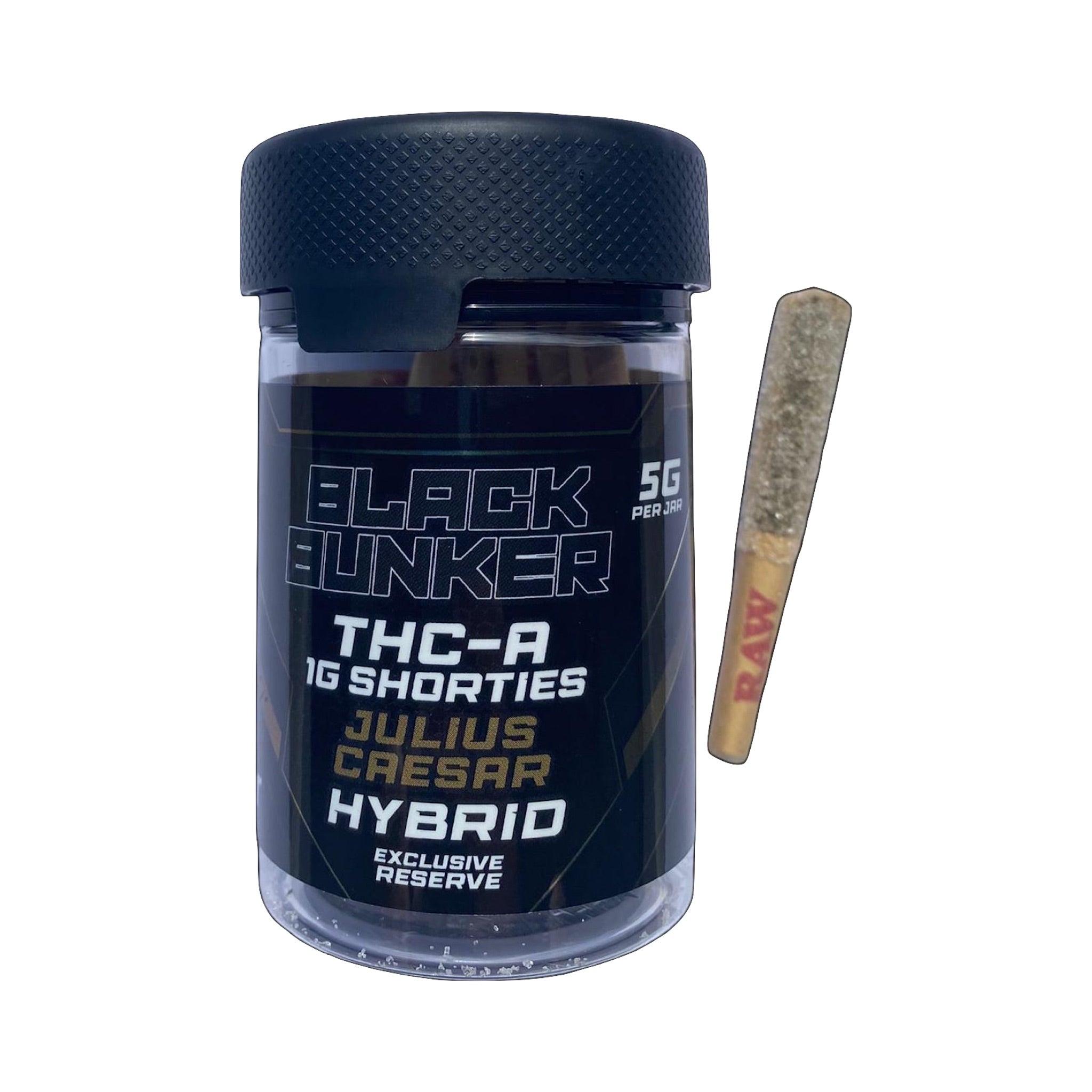 Black Bunker Diamond Dusted Shorties - 5g - Everything 420