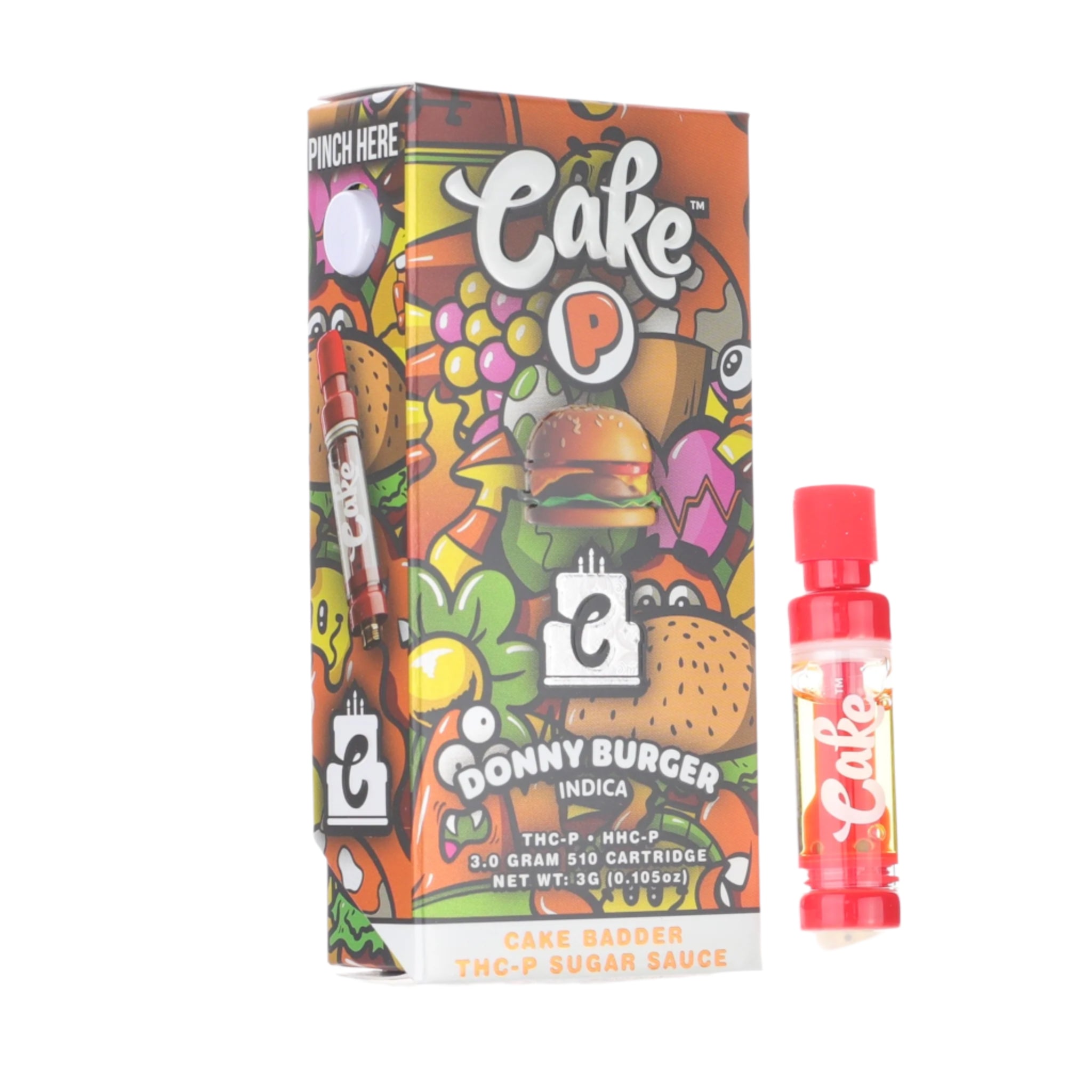 Cake THC-P + HHC Cartridge - 3000mg - Everything 420