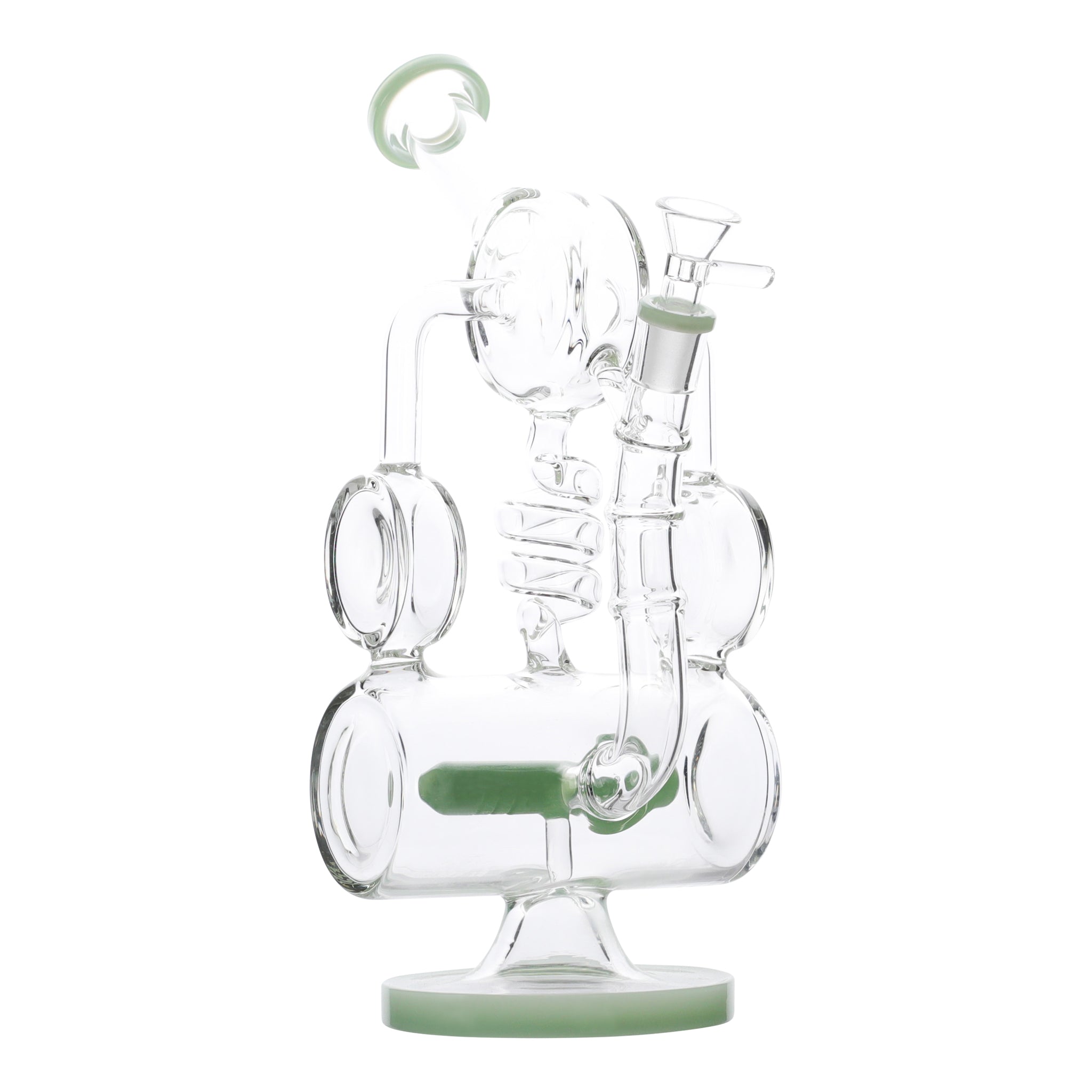 Coiled Inline Percolator Bong - 13in - Everything 420