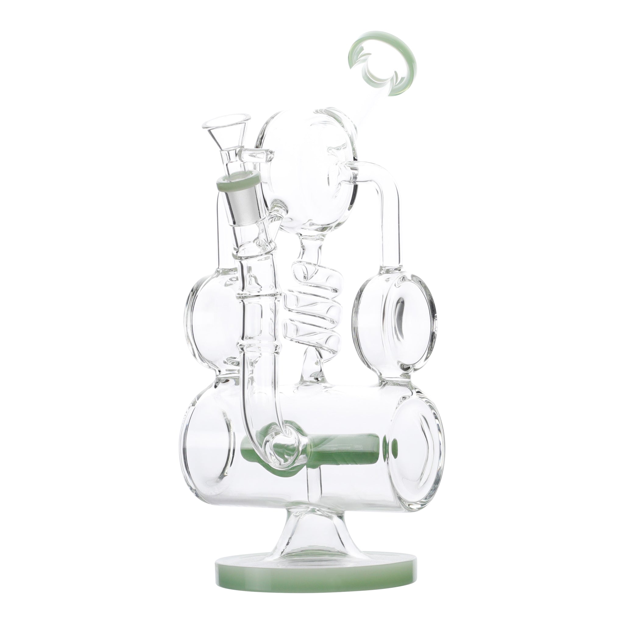 Coiled Inline Percolator Bong - 13in - Everything 420