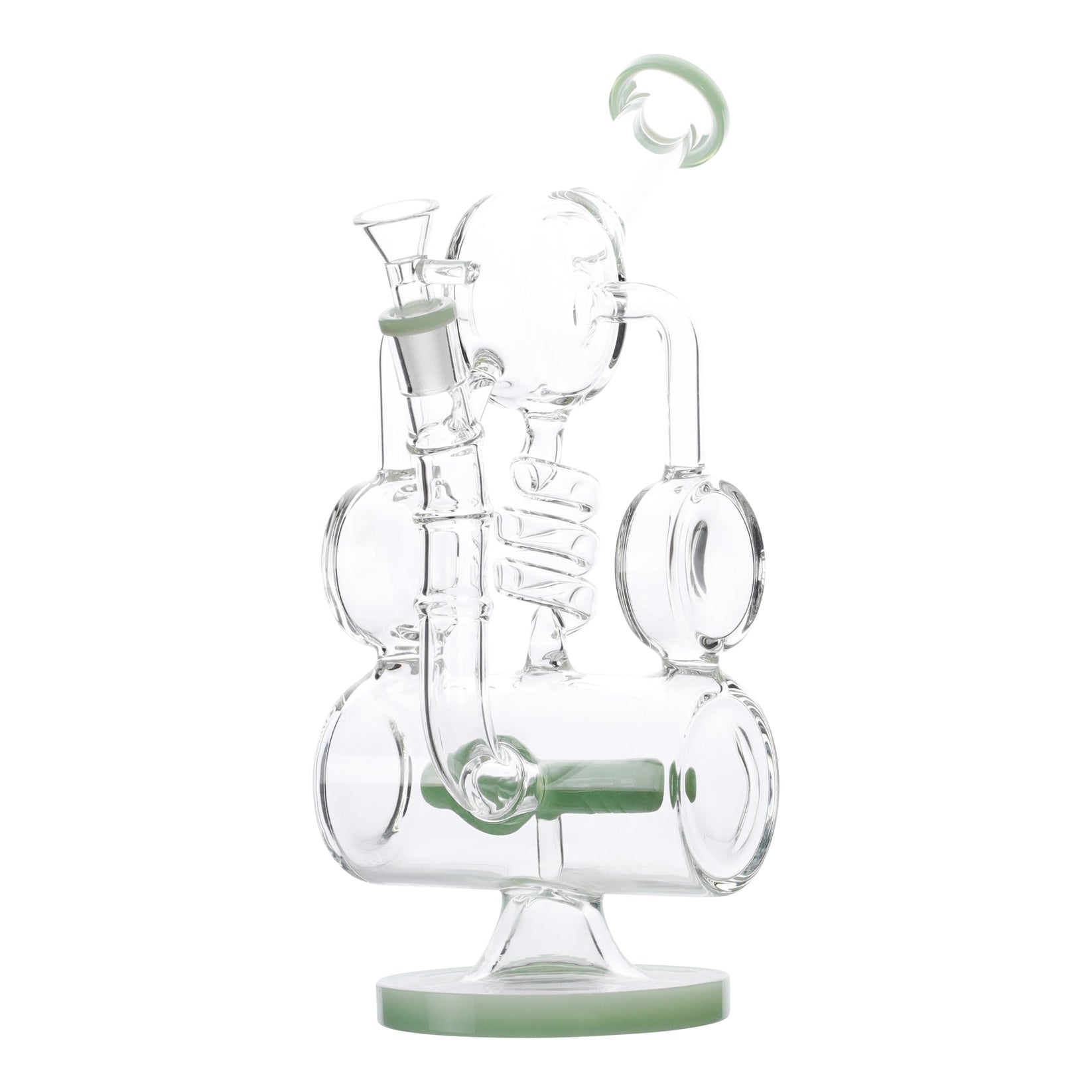 Coiled Inline Percolator Bong - 13in - Everything 420