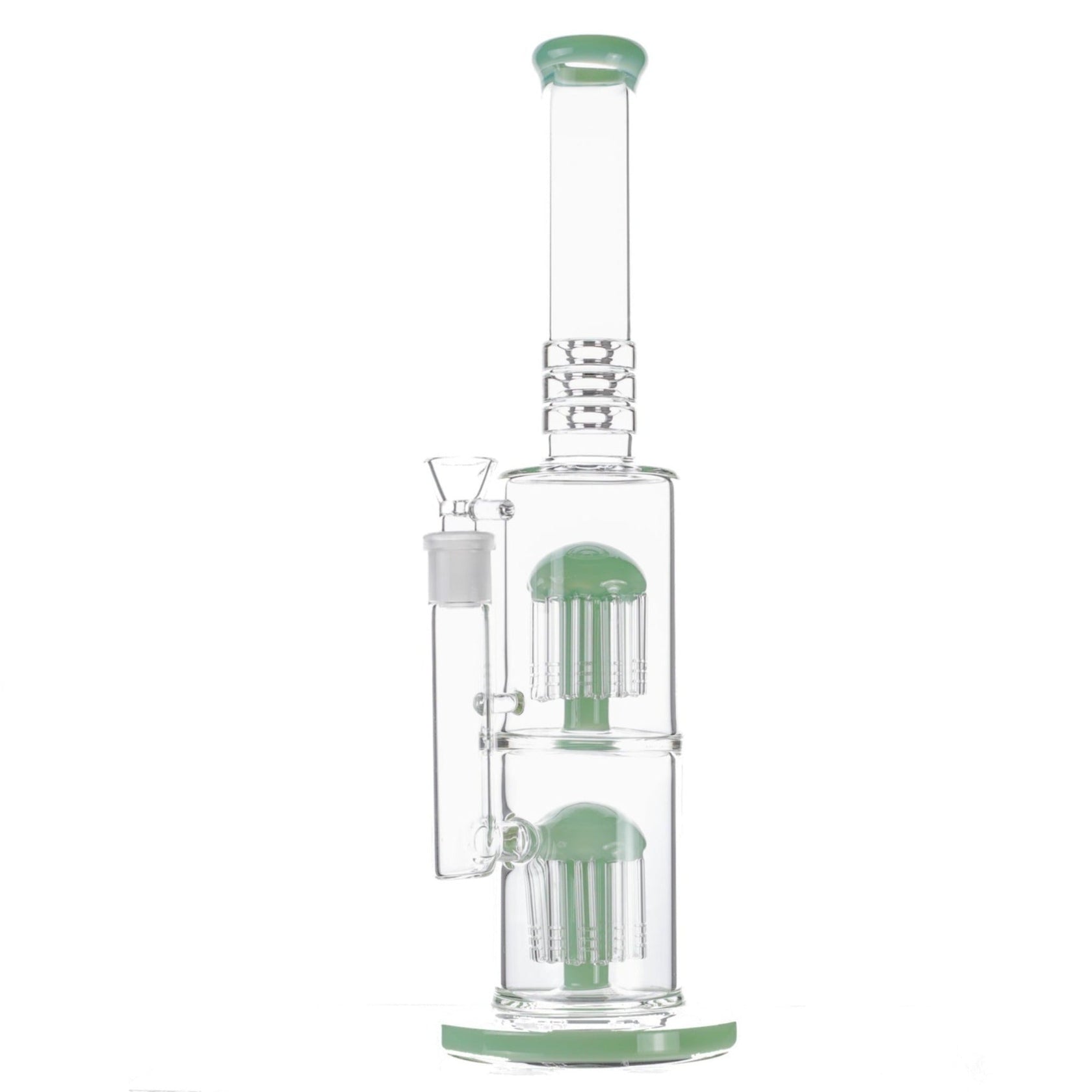 Colored Double Tree Bong - 16in - Everything 420