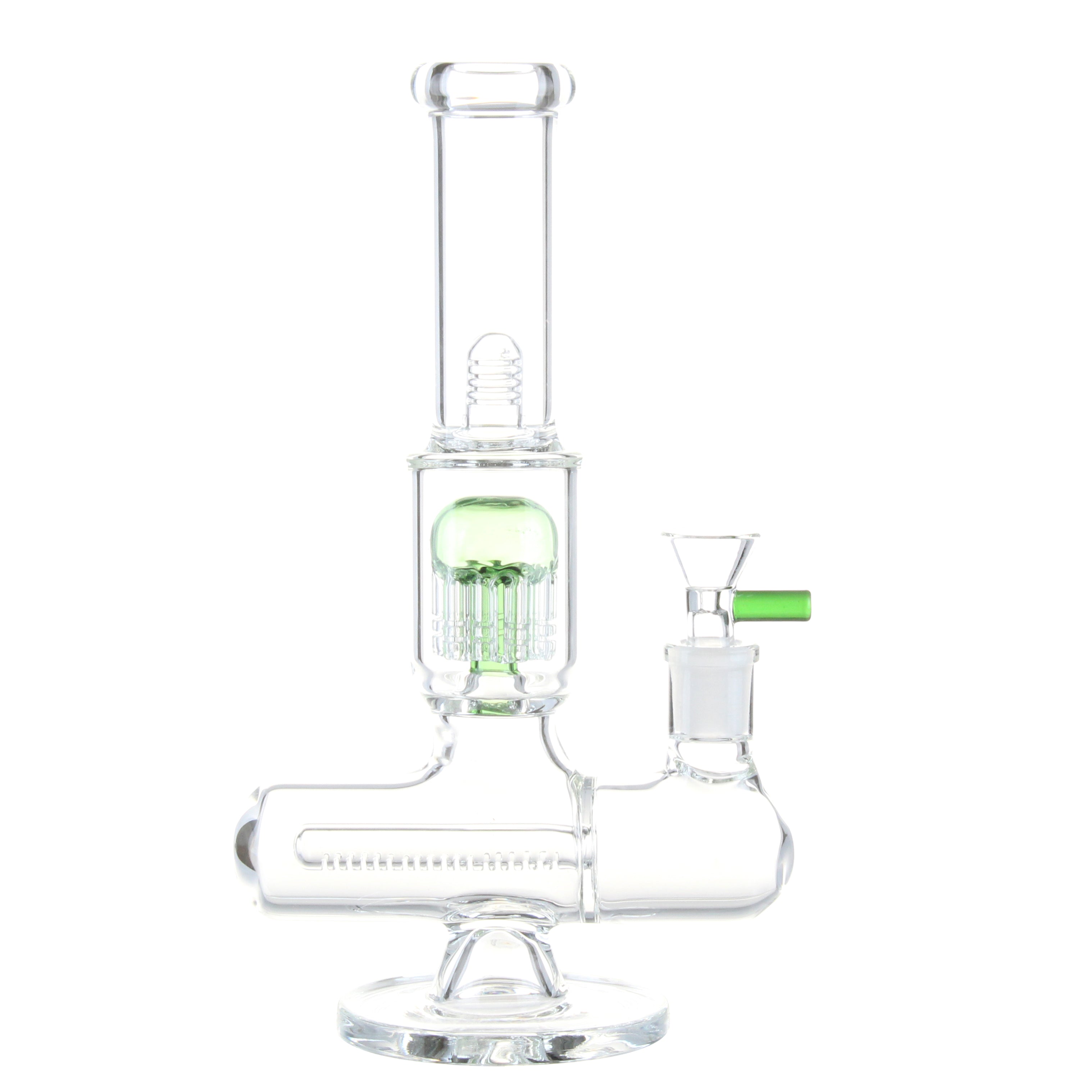 Colored Inline Perc Bong - 10in - Everything 420