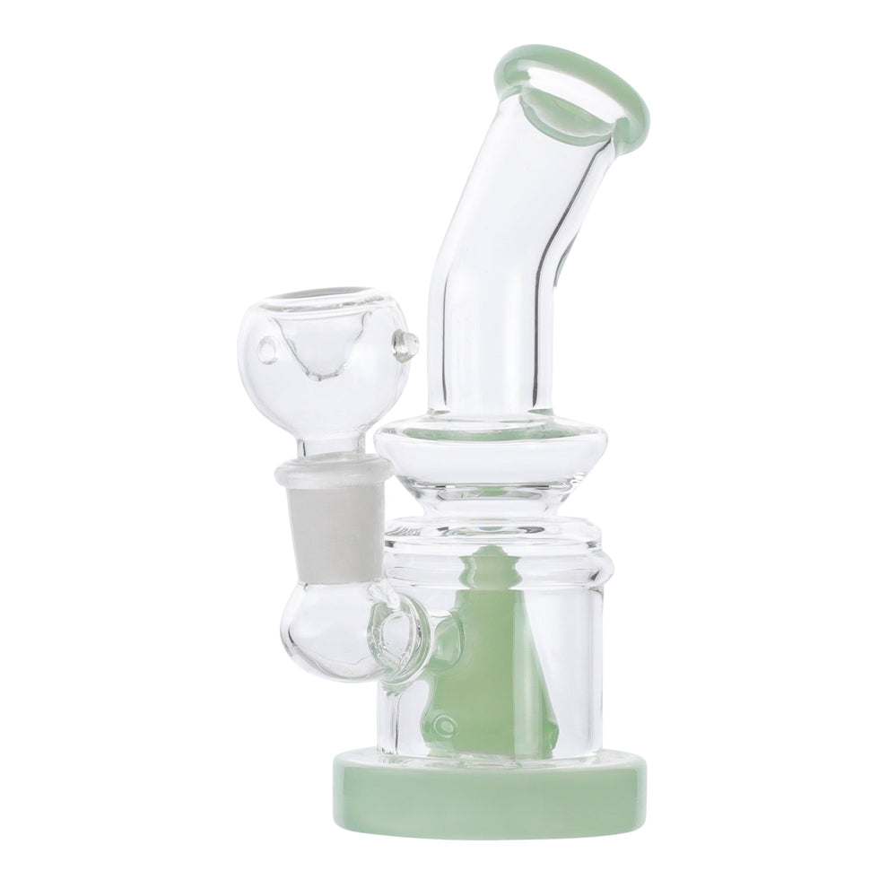 Cyan Cone Perc Mini Bong - 5in - Everything 420