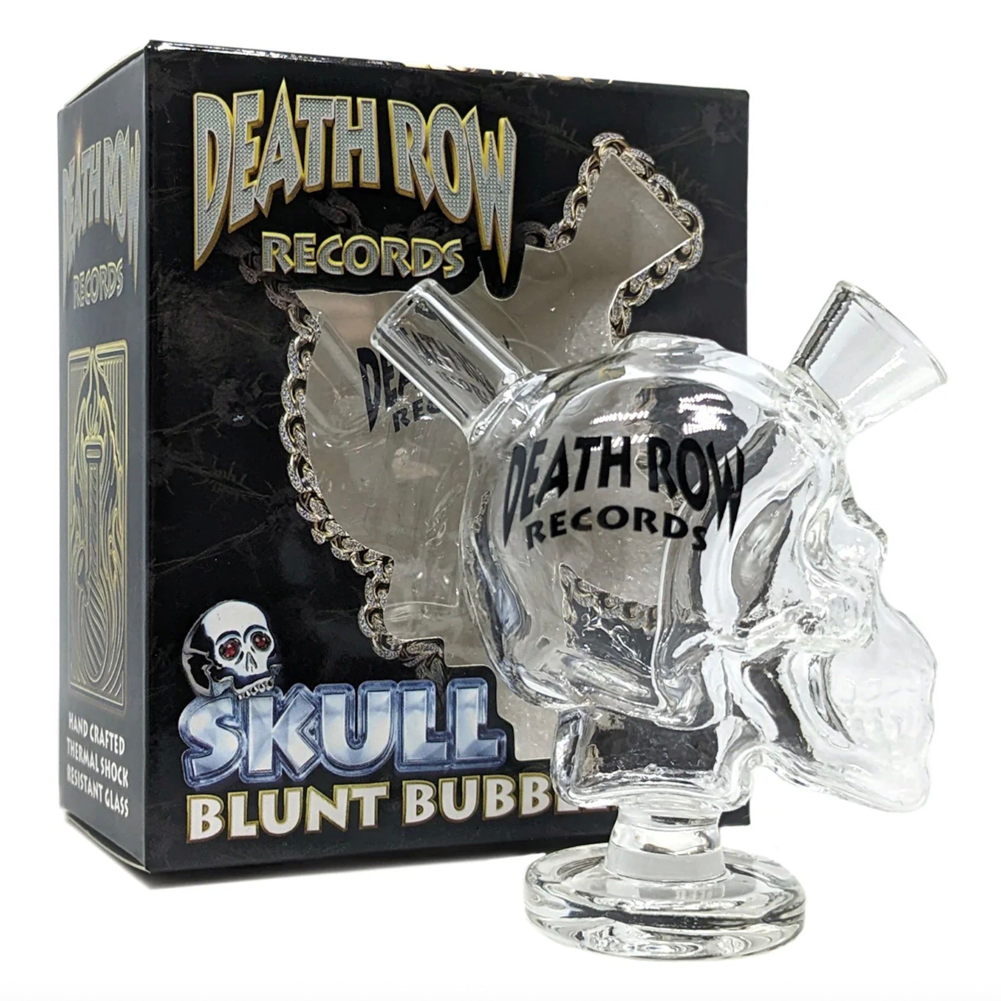 Death Row Records Skull Blunt Bubbler - 3in - Everything 420