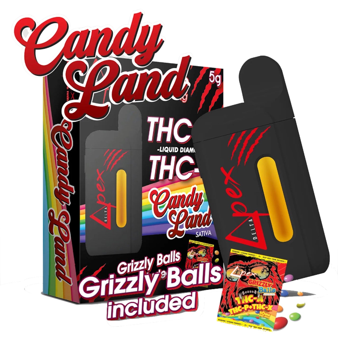 Delta Pex Liquid Diamonds THC-A Blend Vaporizer + THC-A Edibles ...