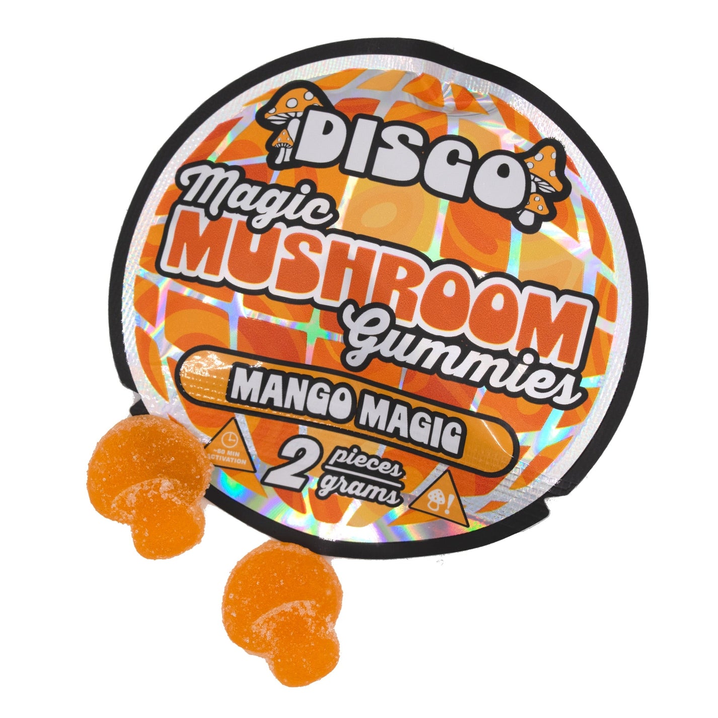 Disco Magic Mushroom Gravity Gummies - 2000mg - Everything 420