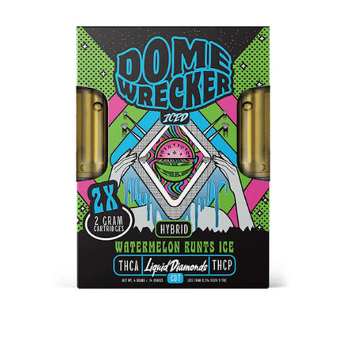 Dome Wrecker Watermelon Runtz Ice THC-A Duo Cartridges - 4000mg ...