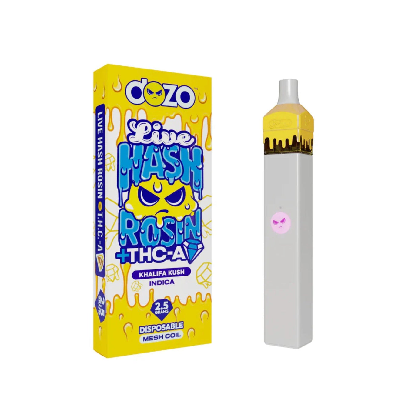 Dozo Live Hash Rosin THC-A Vaporizer - 3500mg - Everything 420