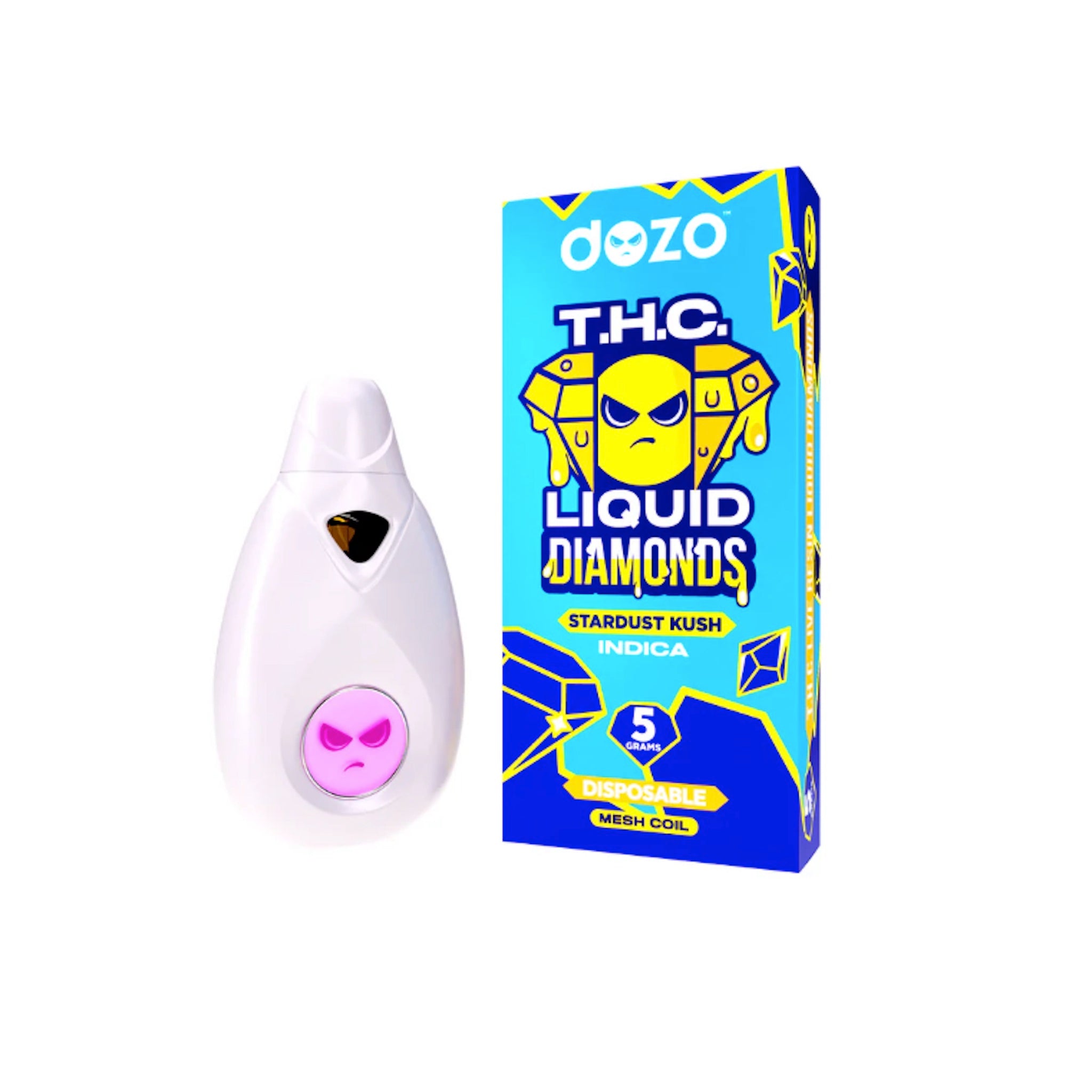 Dozo THC Liquid Diamonds Vaporizer - 5000mg - Everything 420