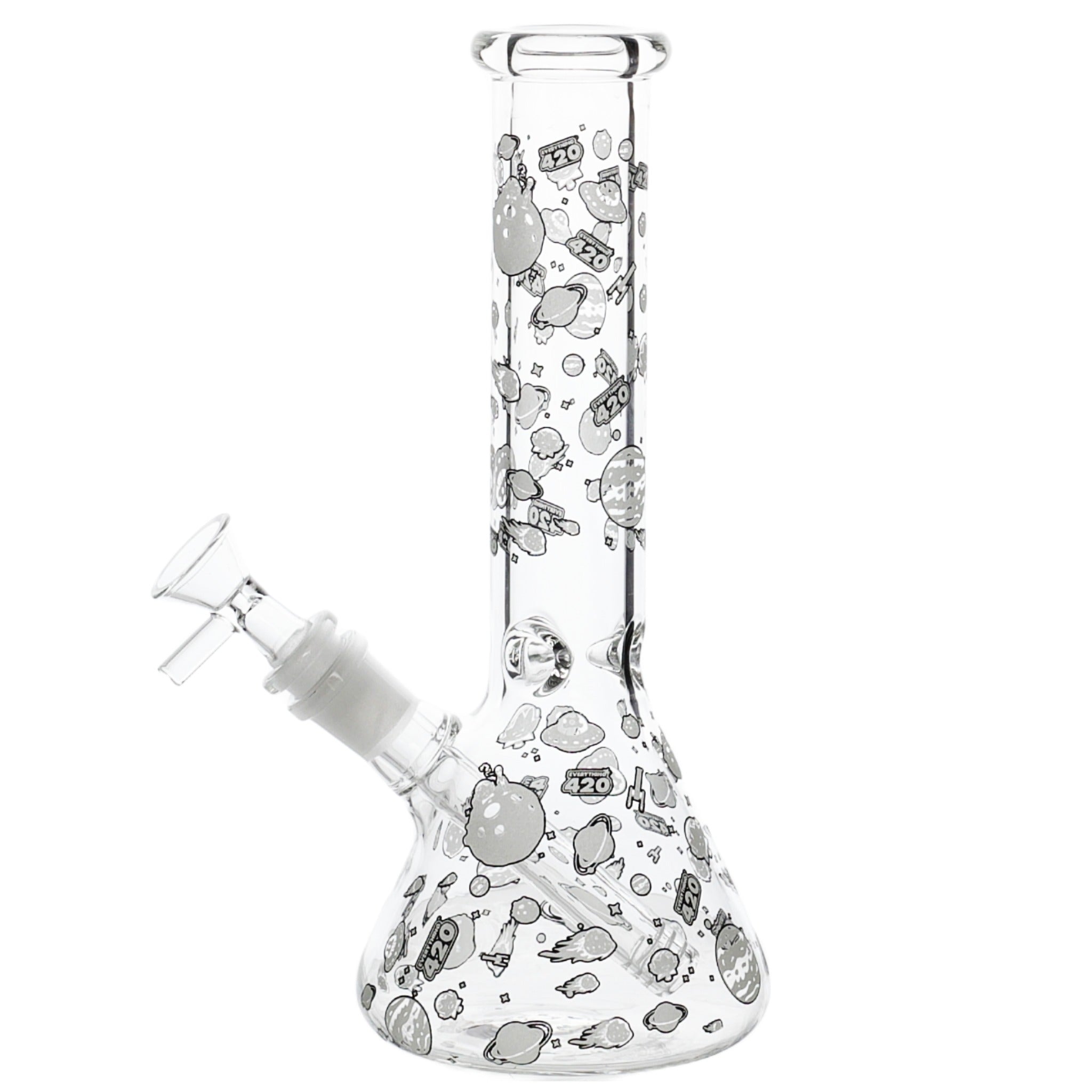 E420 Glow in the Dark Universe Bong - 10in - Everything 420