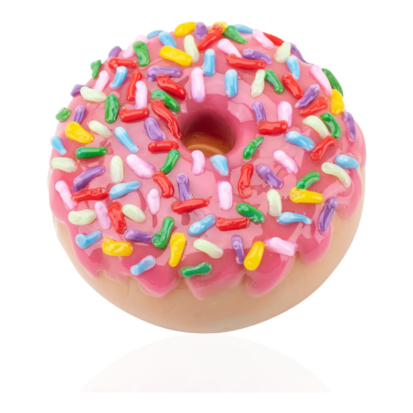 Empire Glassworks Pink Sprinkle Donut Pipe - 2in - Everything 420