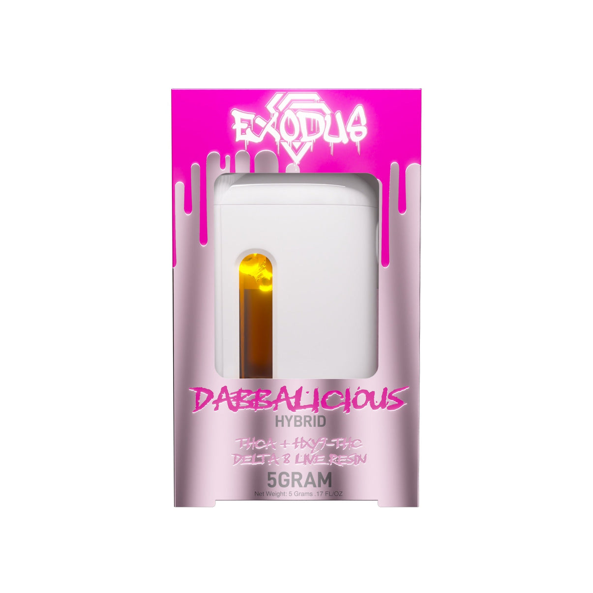 Exodus THC-A Live Resin Badder Blend Vaporizer - 5000mg - Everything 420