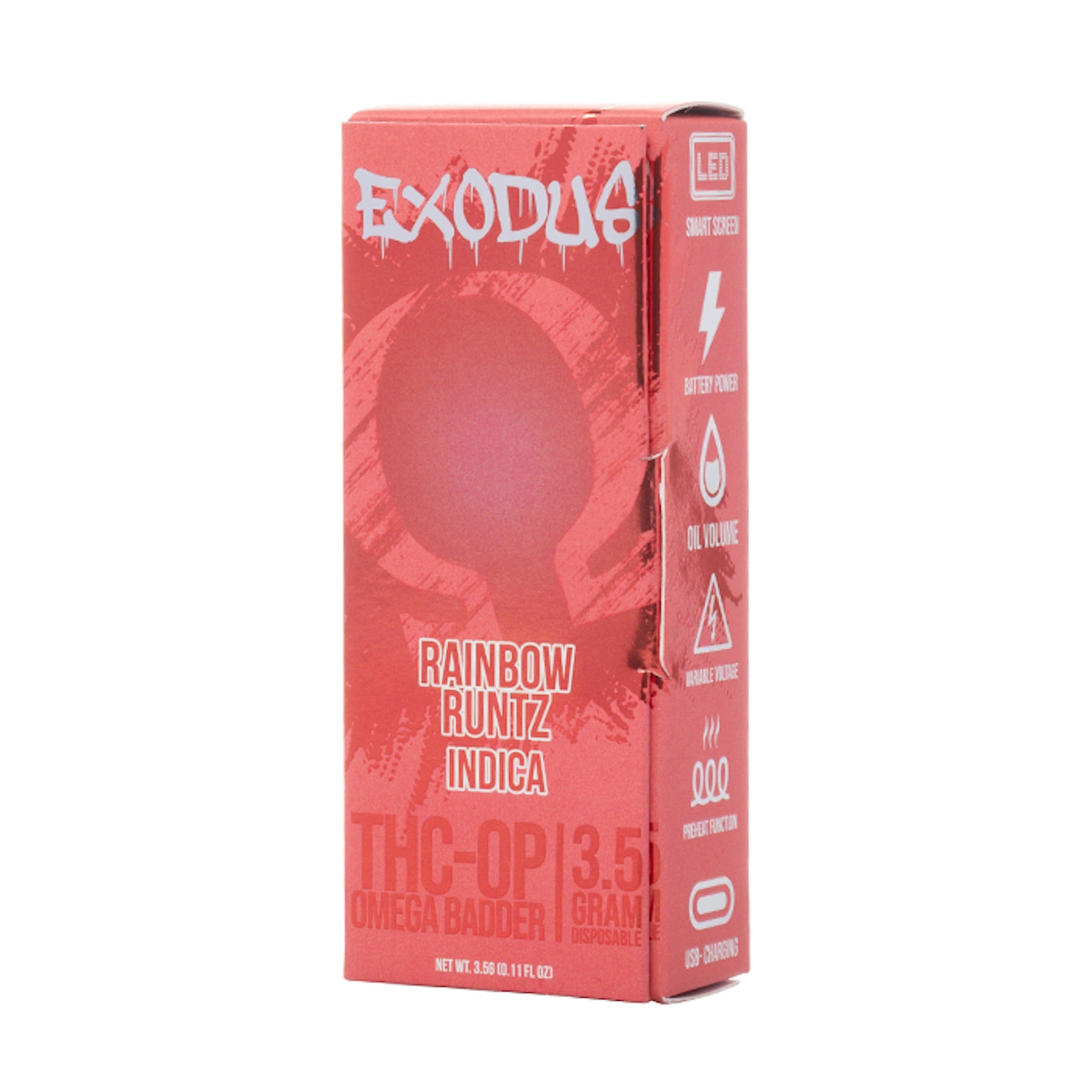 Exodus THC-OP Omega Badder Vaporizer - 3500mg - Everything 420