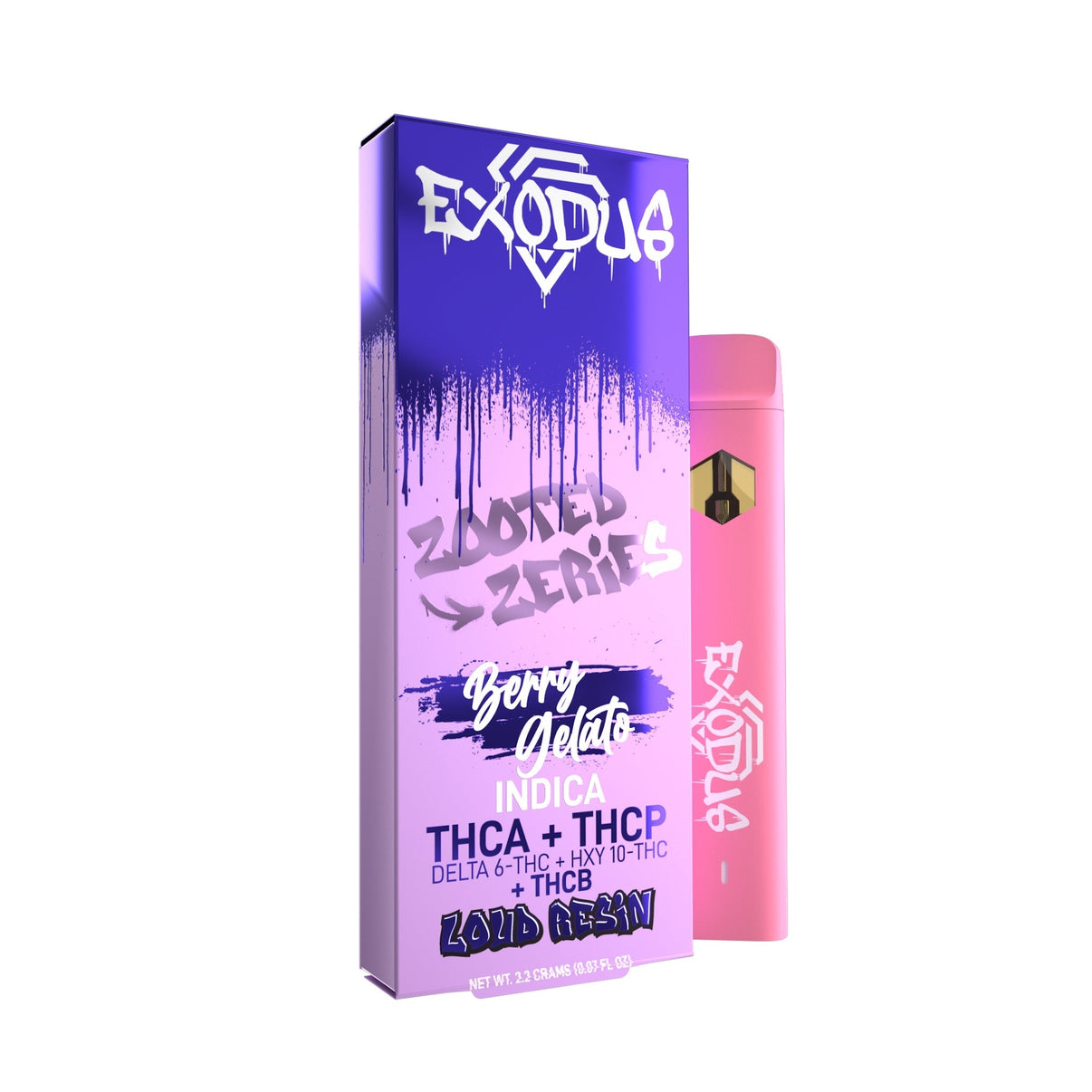 Exodus Zooted Vaporizer - 2200mg - Everything 420