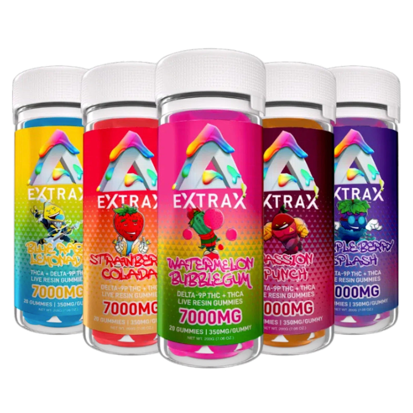 Extrax Adios THC-A Gummies - 7000mg - Everything 420