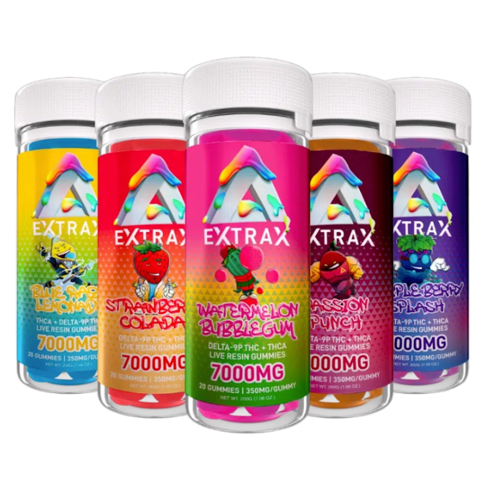 Extrax Adios THC-A Gummies - 7000mg - Everything 420
