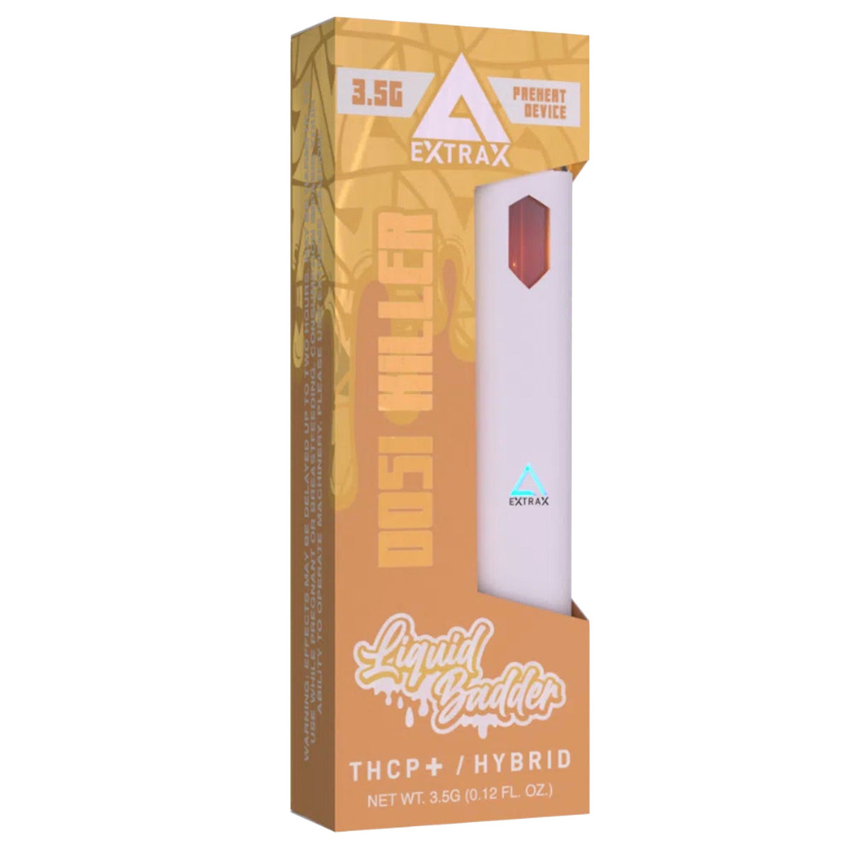 Extrax Liquid Badder Delta 8 + THC-P Vaporizer - 3500mg - Everything 420