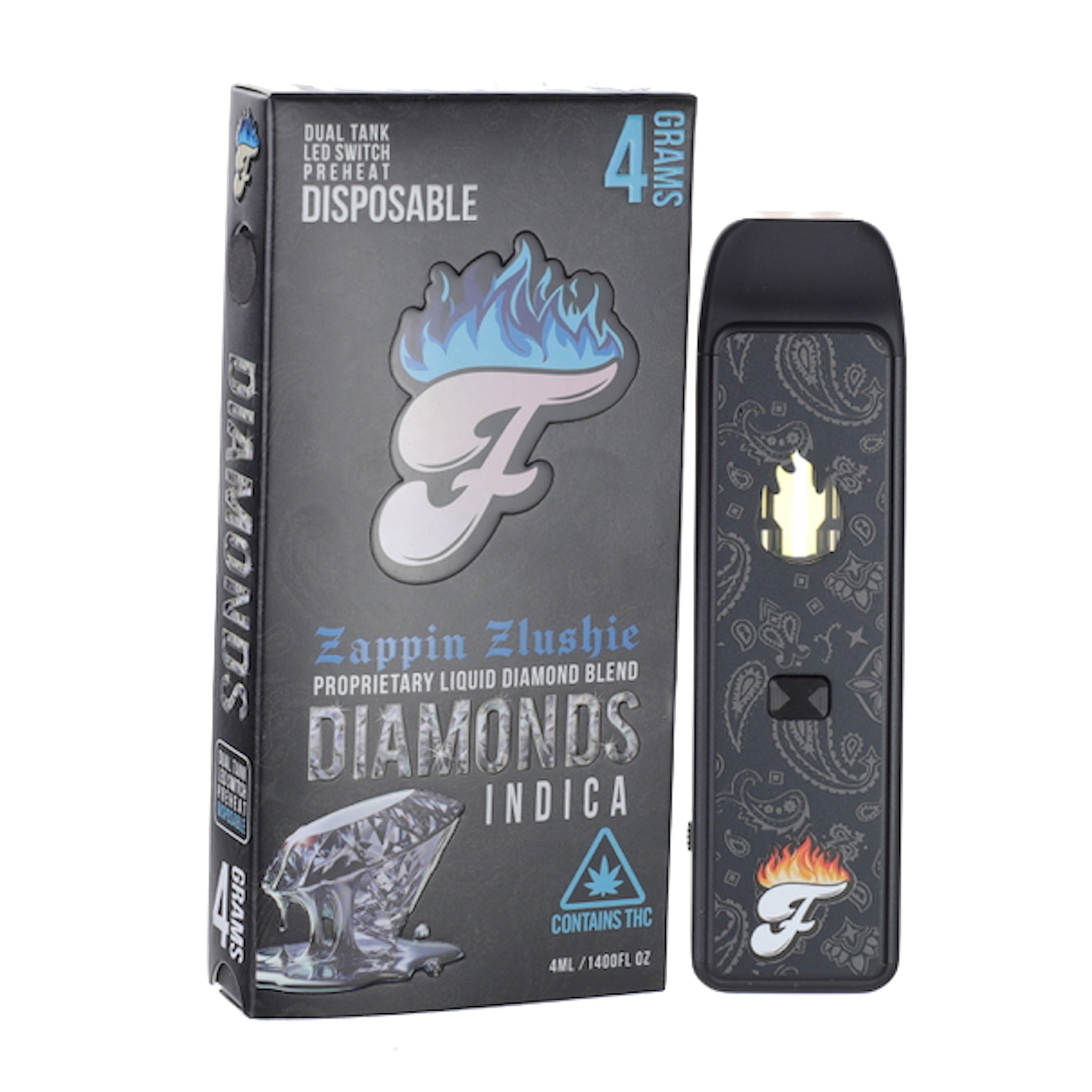 Fuego Liquid Diamonds Vaporizer - 4000mg - Everything 420