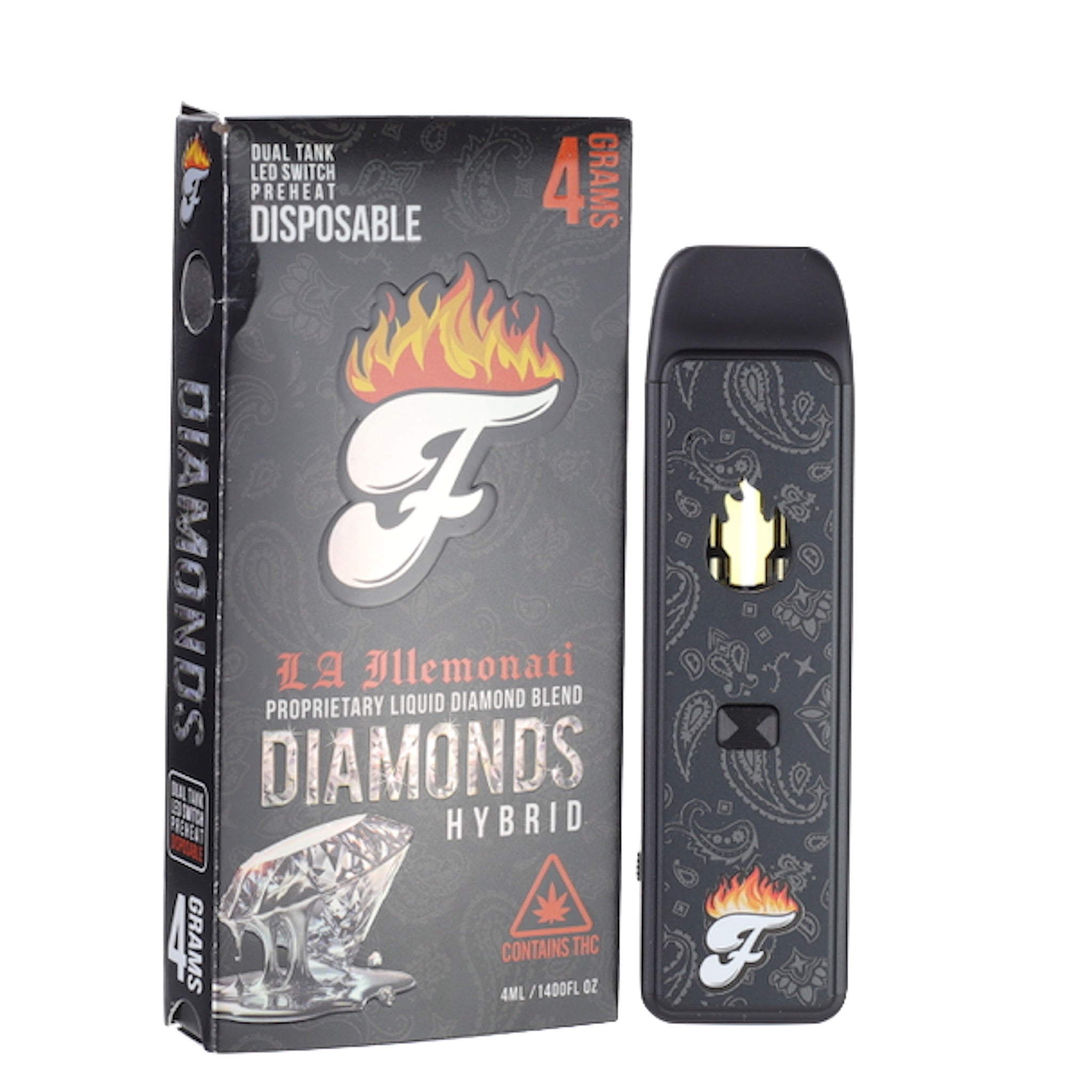 Fuego Liquid Diamonds Vaporizer - 4000mg - Everything 420