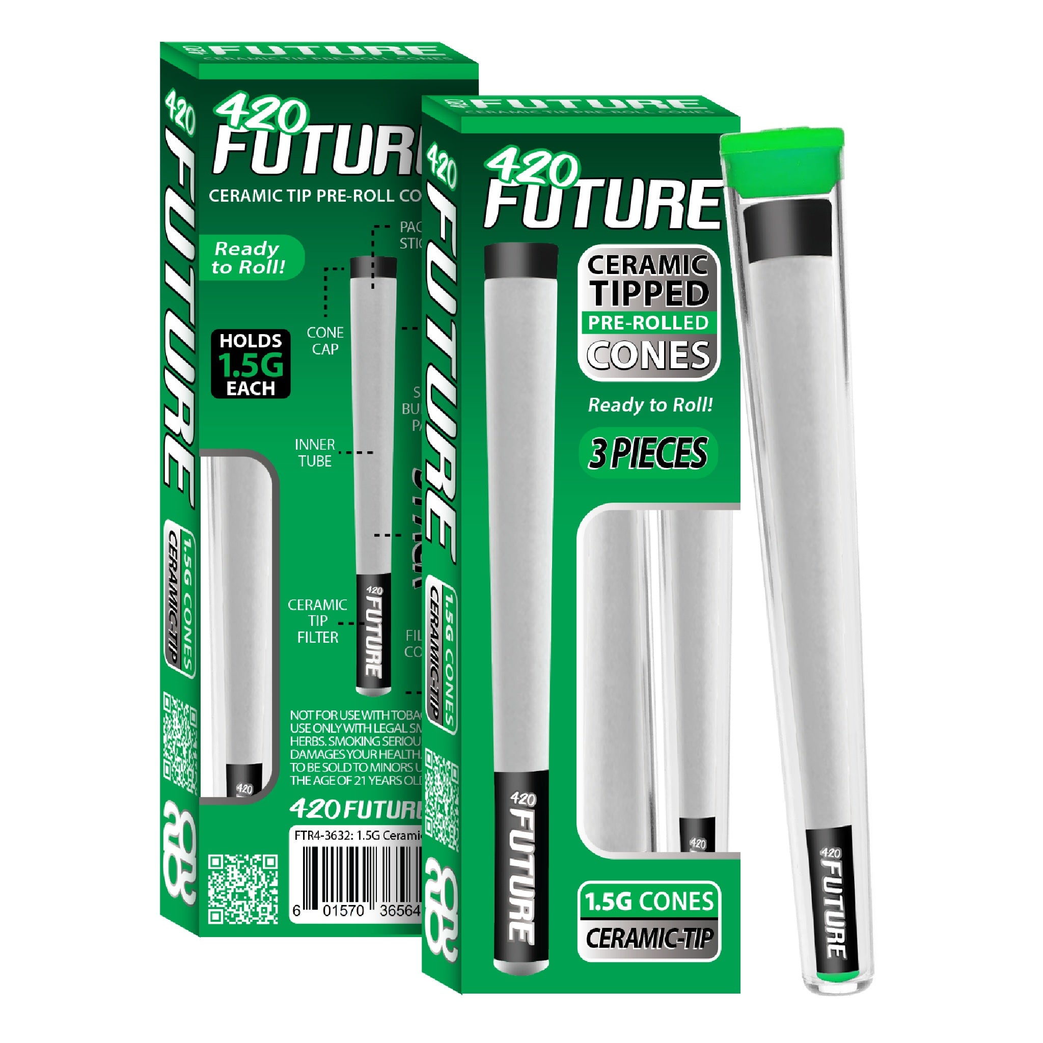 Future Ceramic Tip Cones - 1.5g - Everything 420