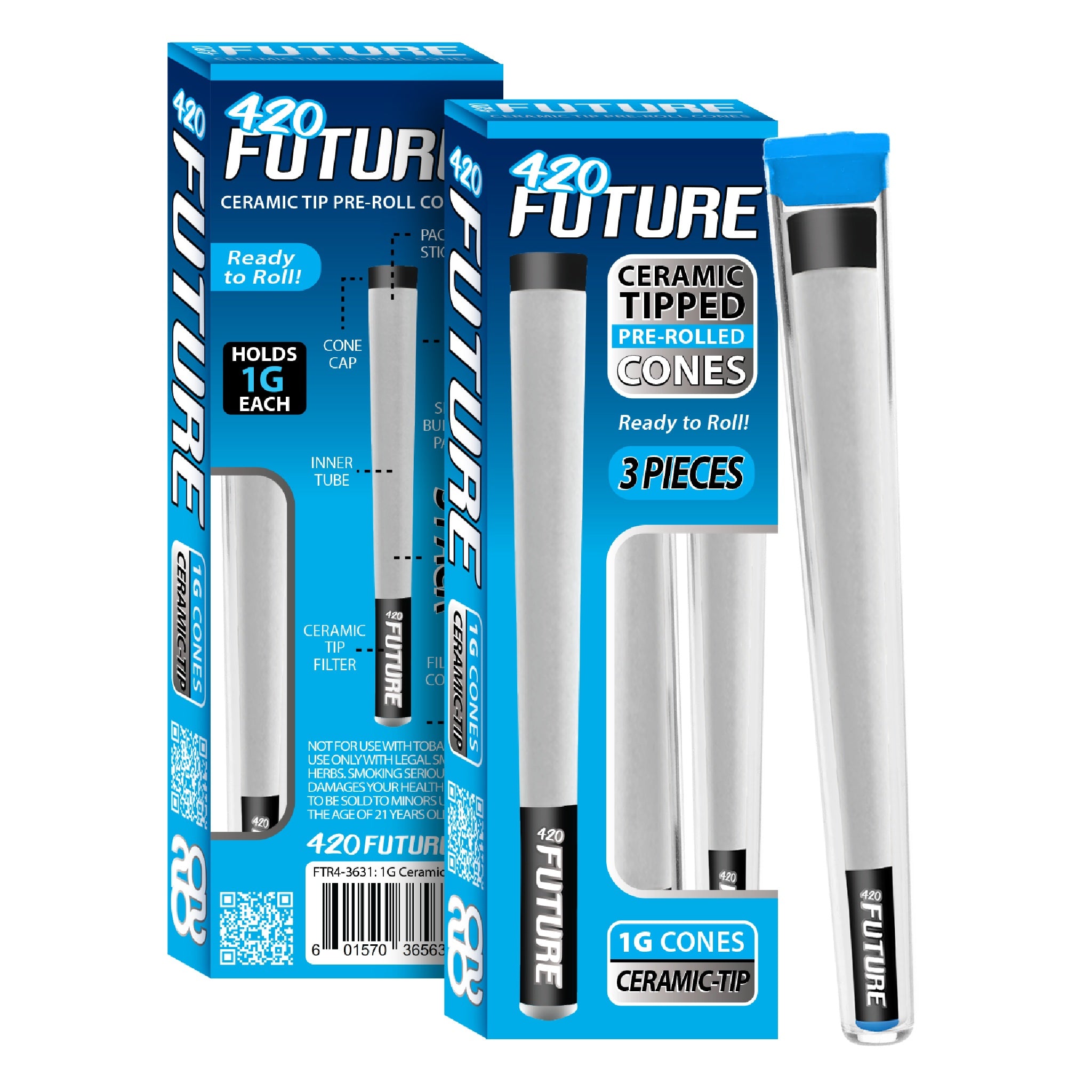 Future Ceramic Tip Cones - 1g - Everything 420