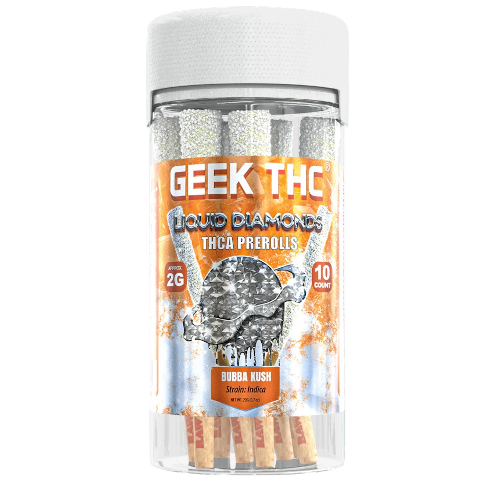 Geek Liquid Diamond THC-A Pre-Rolls - 2g (10ct) - Everything 420