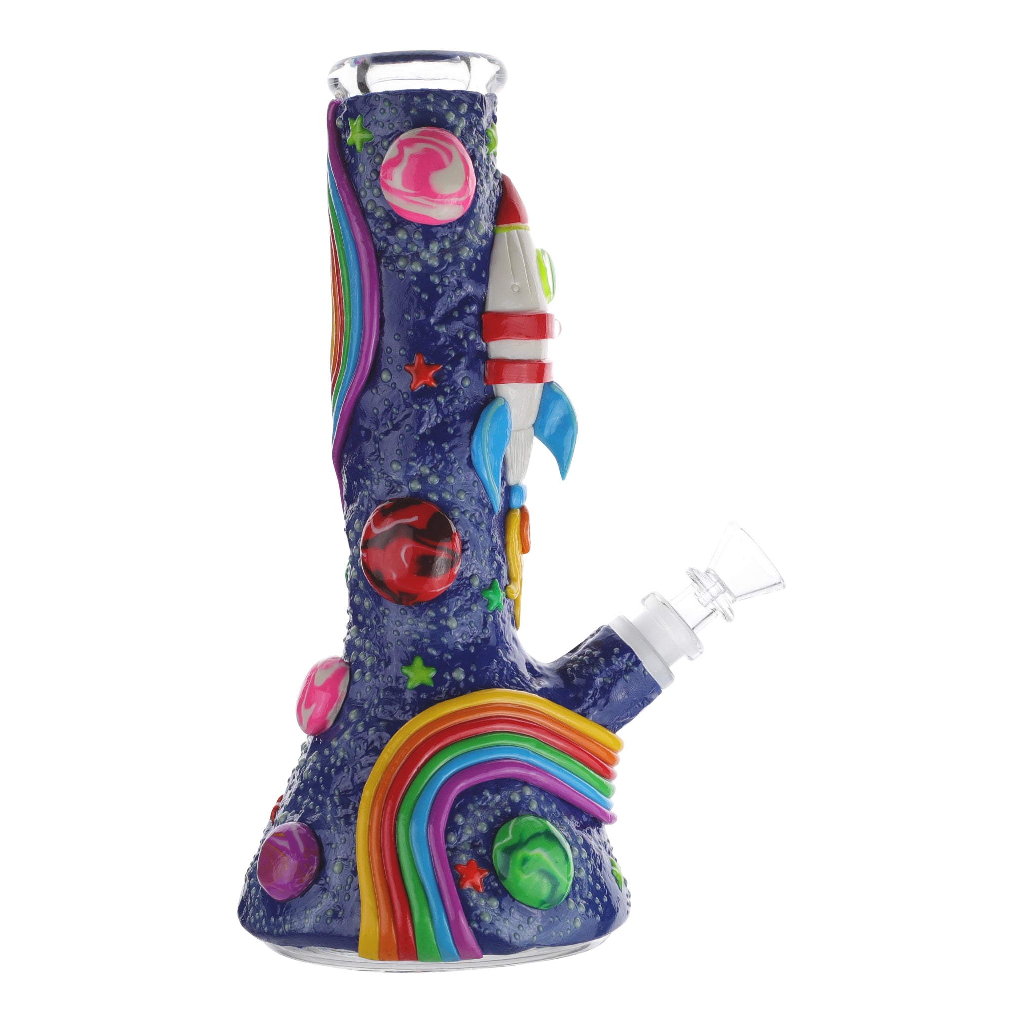 GITD Ground Control Beaker Bong - 10in - Everything 420