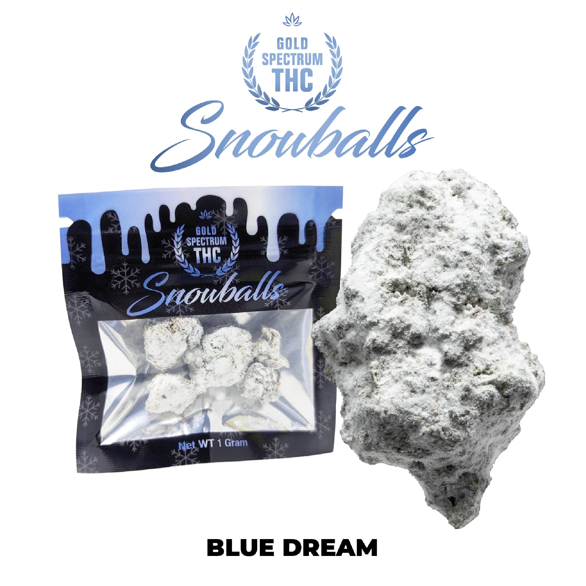 Gold Spectrum Blue Dream Snowballs THC-A Flower - Everything 420
