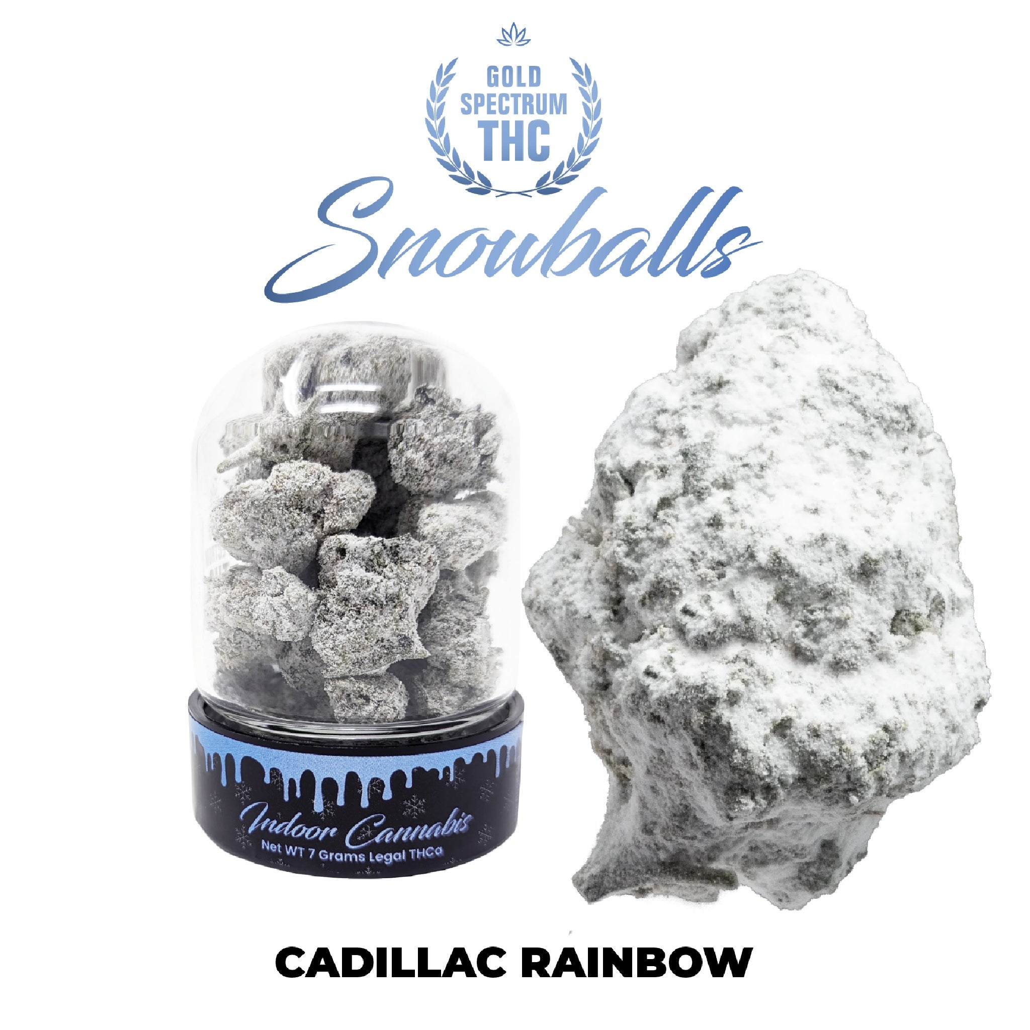 Gold Spectrum Cadillac Rainbow Snowballs THC-A Flower - Everything 420