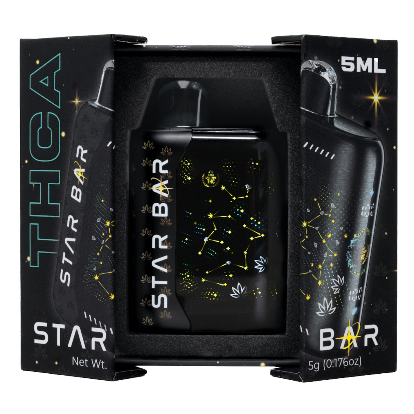 Gold Spectrum Star Bar THC-A Vaporizer - 5000mg - Everything 420