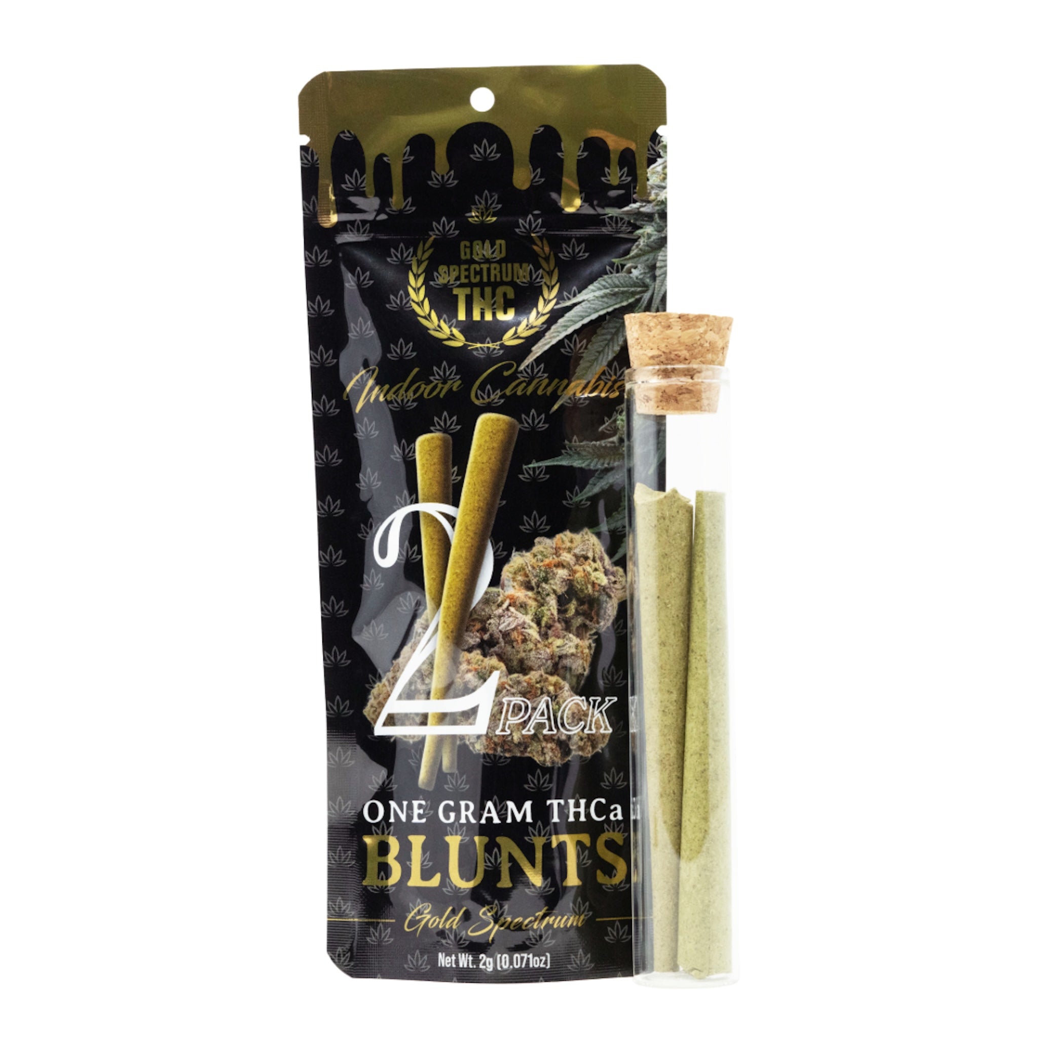 Gold Spectrum THC-A Blunt - 1g (2ct) - Everything 420