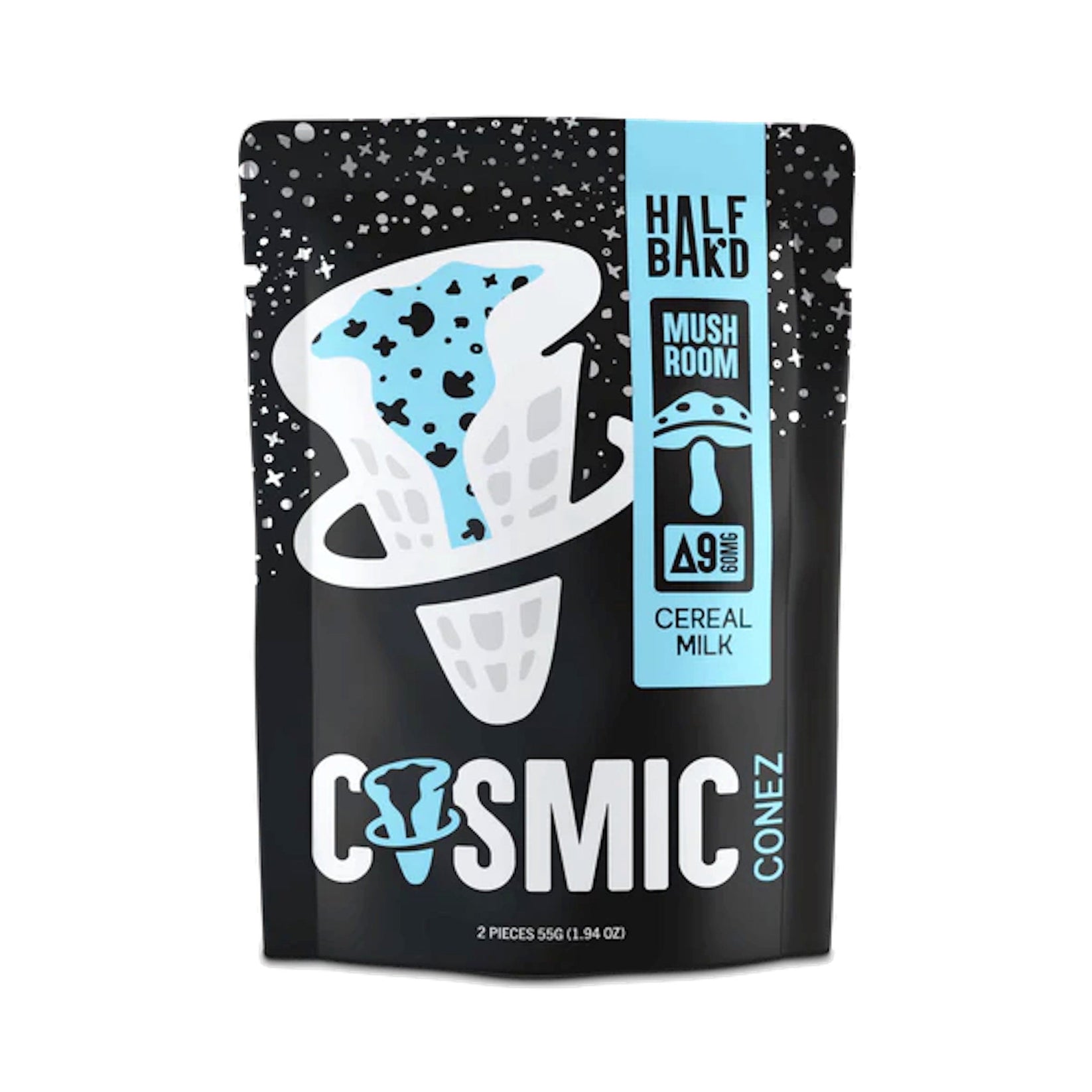 Half Bakd Mushroom Cereal Milk Cosmic Conez-2ct - Everything 420