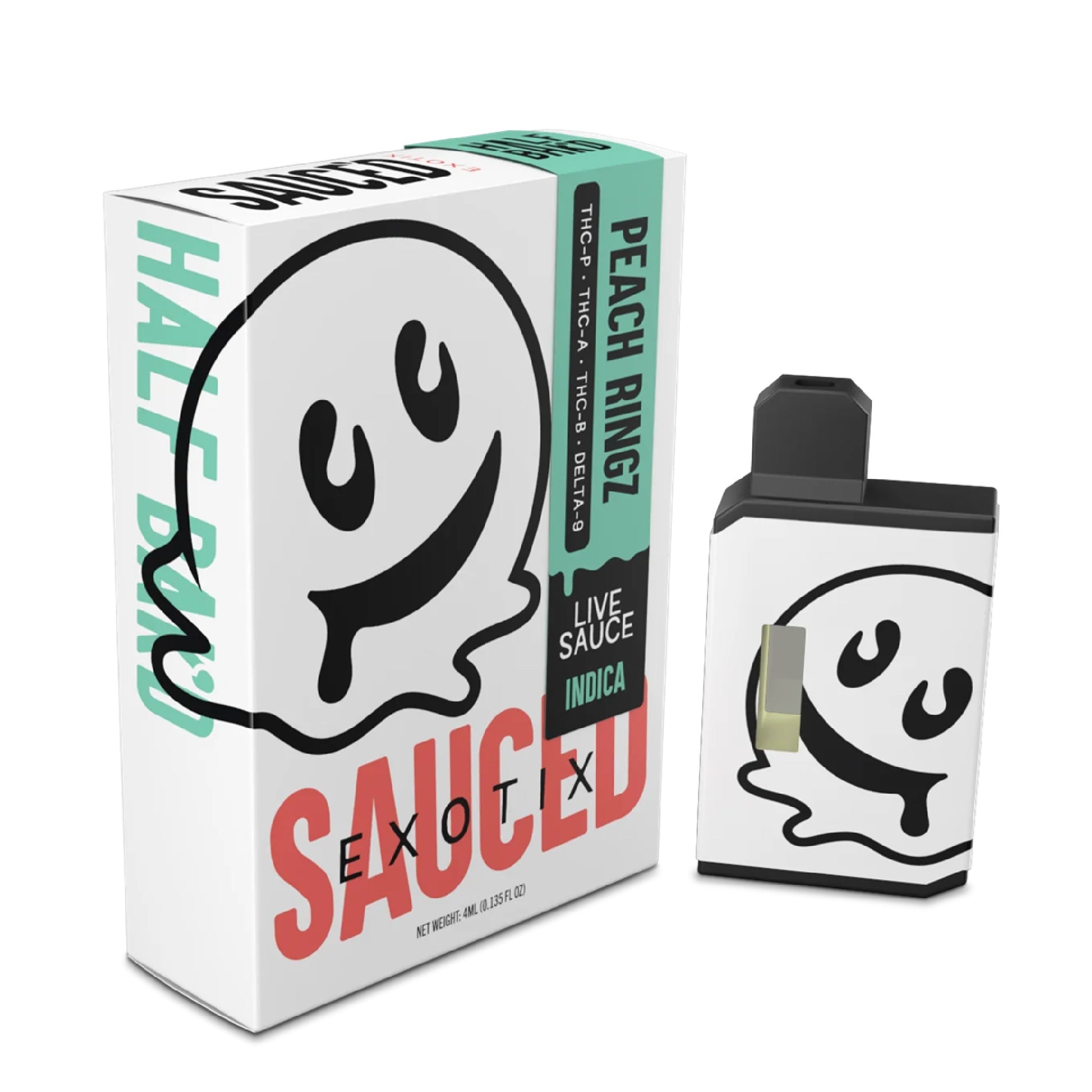 Half Bakd Sauced Exotix THC-P Vaporizer - 4000mg - Everything 420