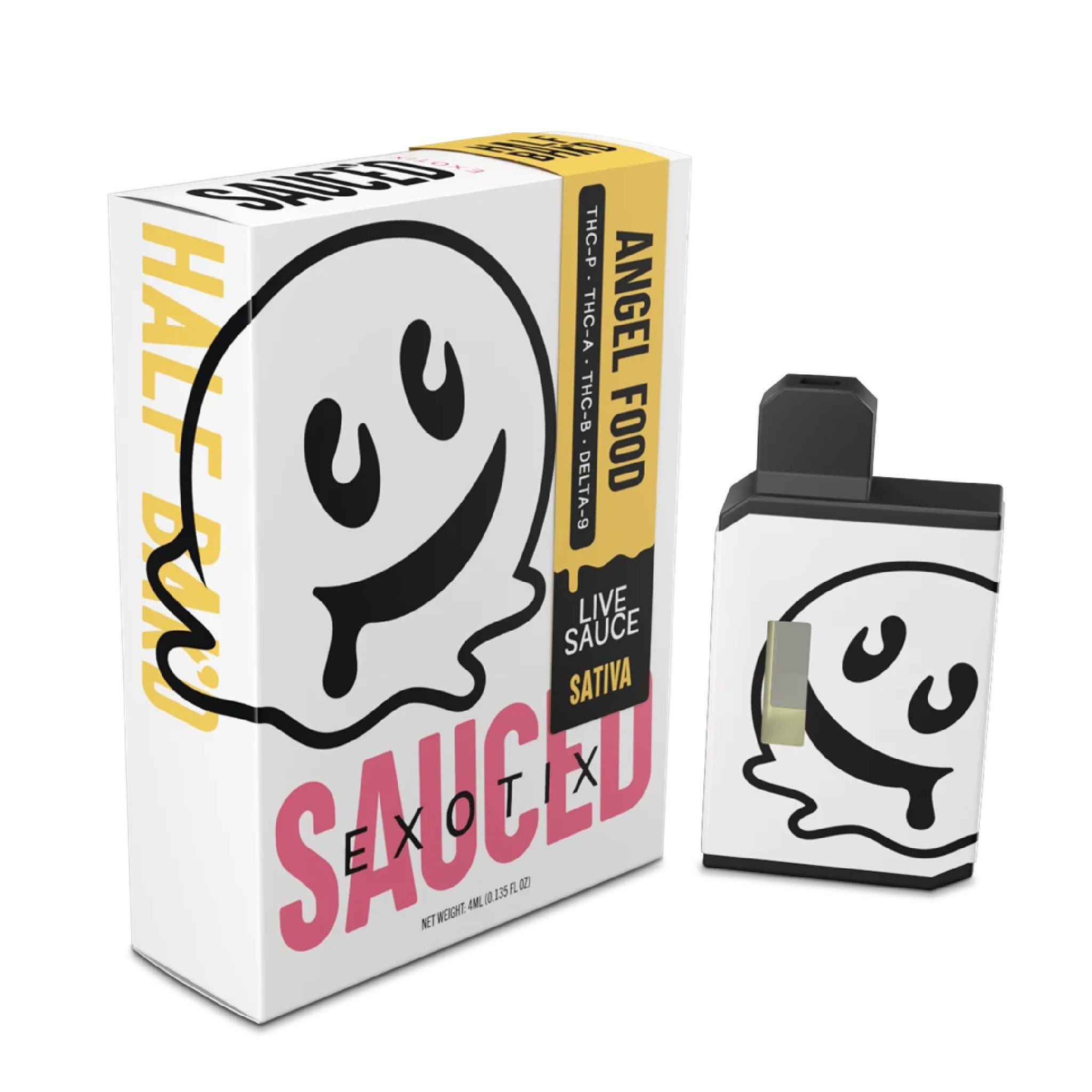 Half Bakd Sauced Exotix THC-P Vaporizer - 4000mg - Everything 420
