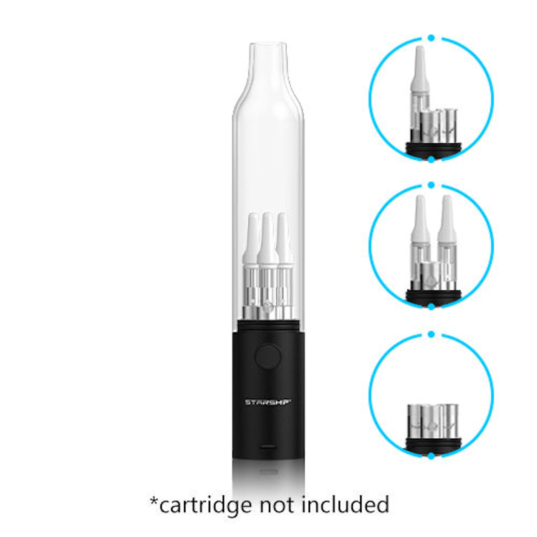 Hamilton Starship Triple Cartridge Vaporizer - Everything 420