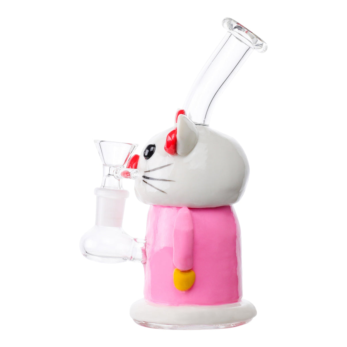 Kitty Cat Bubbler Bong - 7in - Everything 420