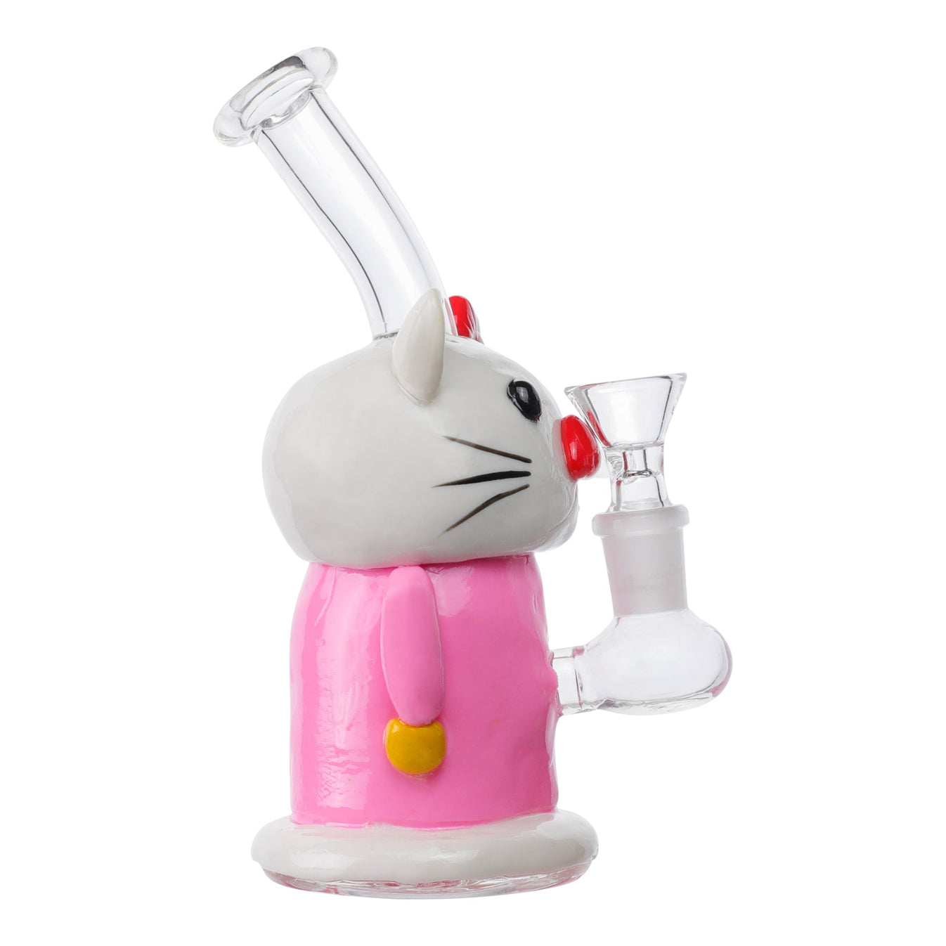 Kitty Cat Bubbler Bong - 7in - Everything 420