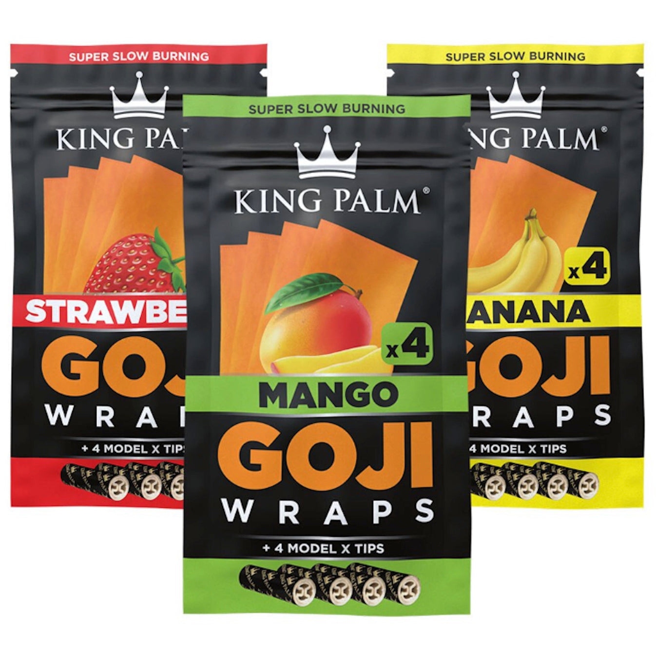 King Palm Goji Wraps and Filter Tips - 4ct - Everything 420
