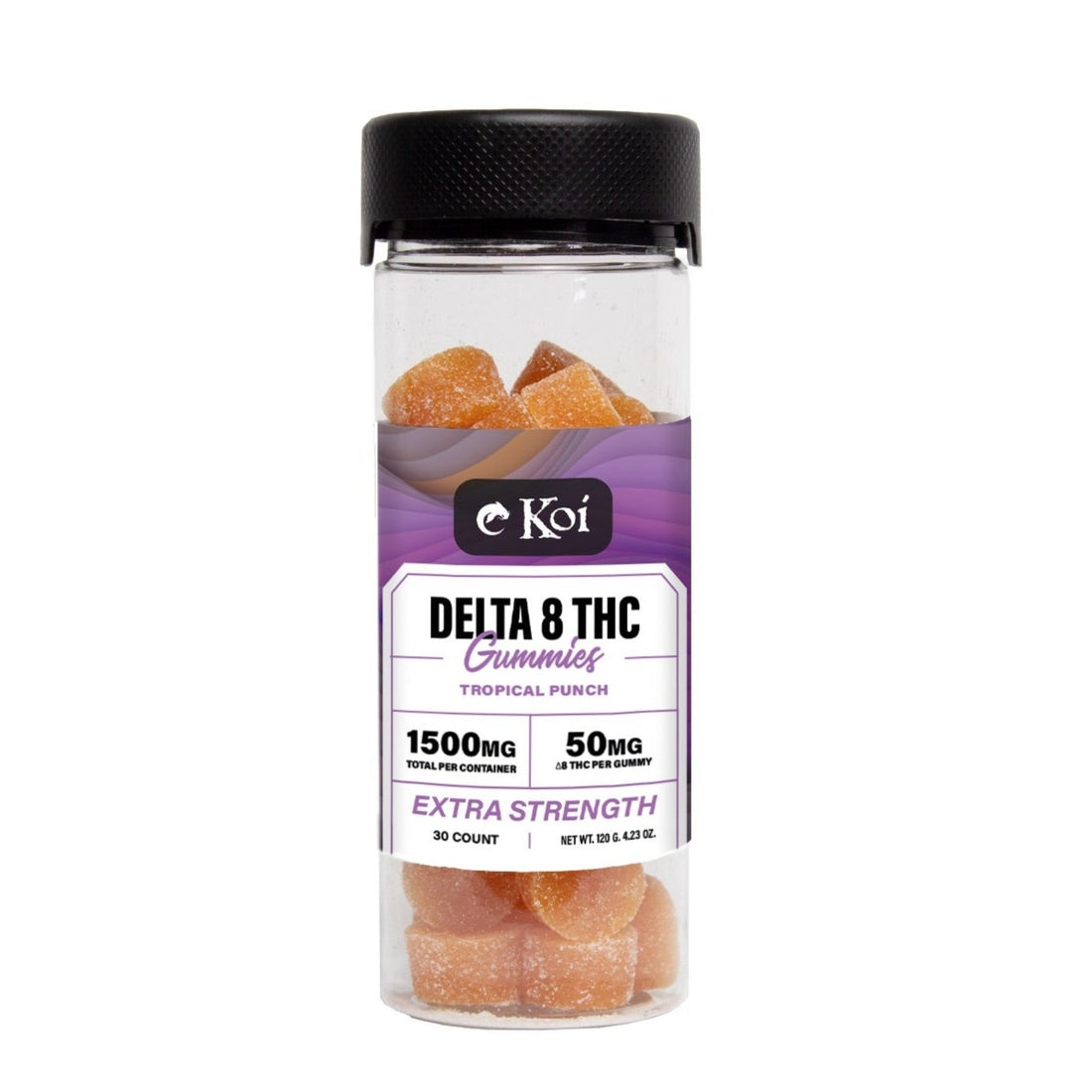 Koi Extra Strength Delta 8 Tropical Punch Gummies - 1500mg - Everything 420