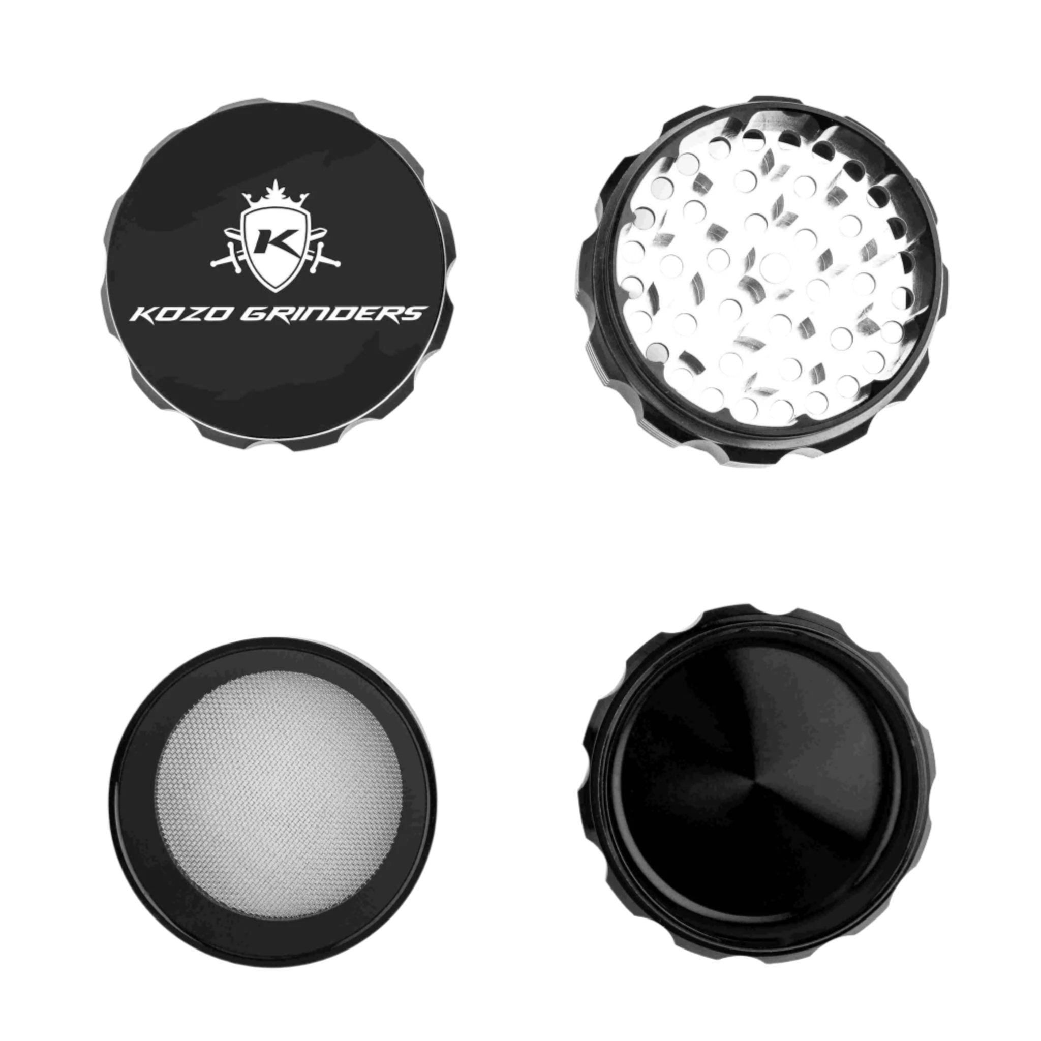 Kozo 4 Piece Grinder - 3in - Everything 420