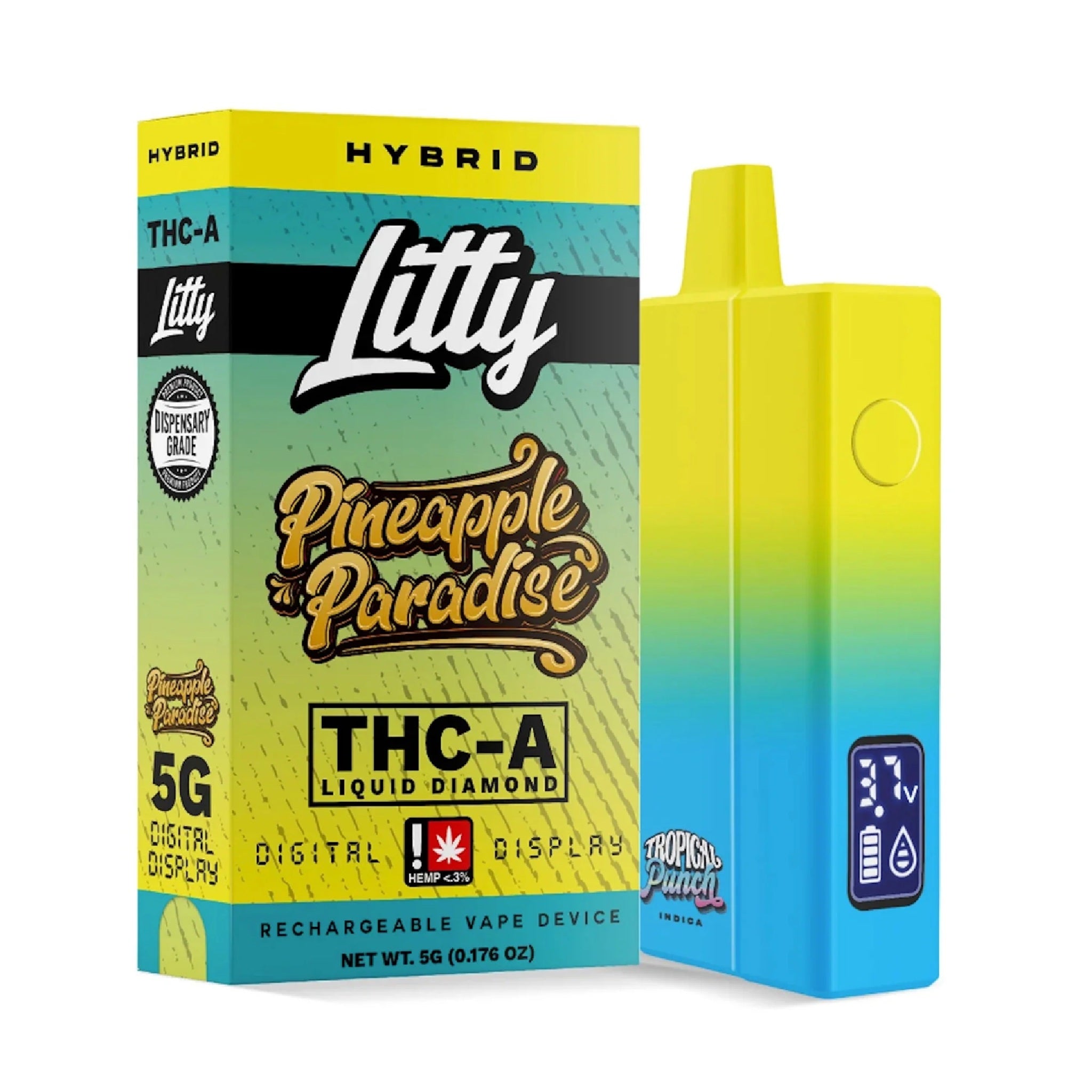 Litty THC-A Liquid Diamond Vaporizer - 5000mg - Everything 420