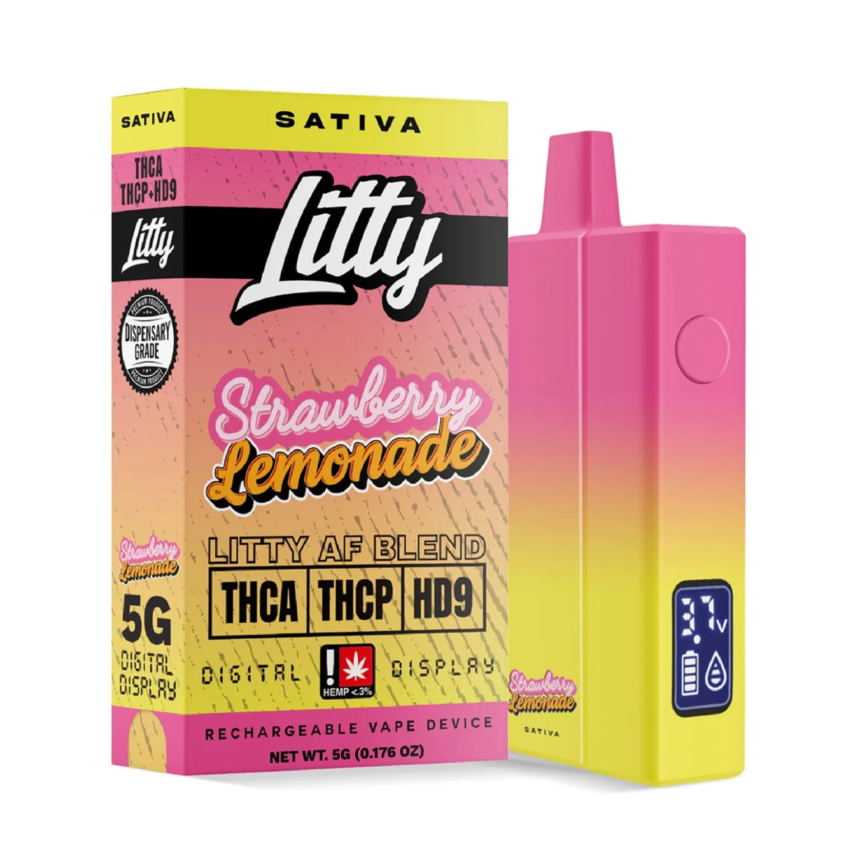 Litty THC-A Liquid Diamond Vaporizer - 5000mg - Everything 420