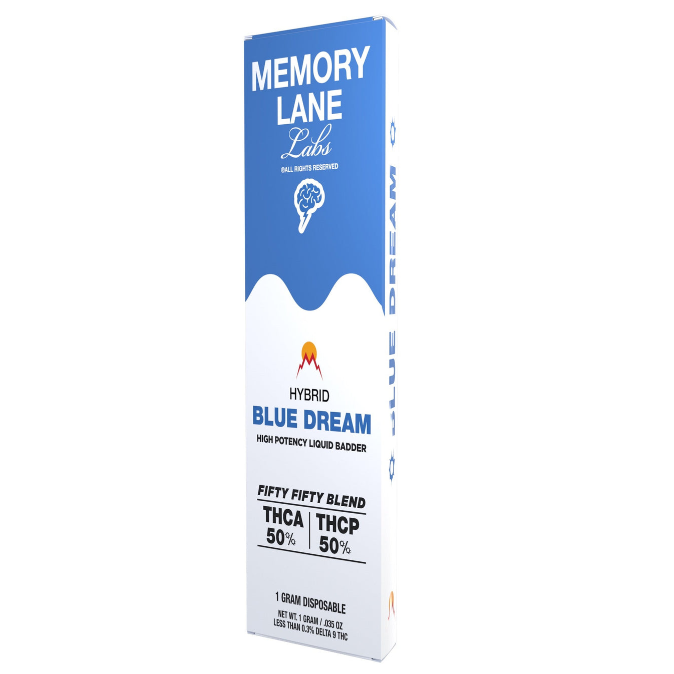 Memory Lane Liquid Badder THC-A + THC-P Vaporizer - 1000mg - Everything 420