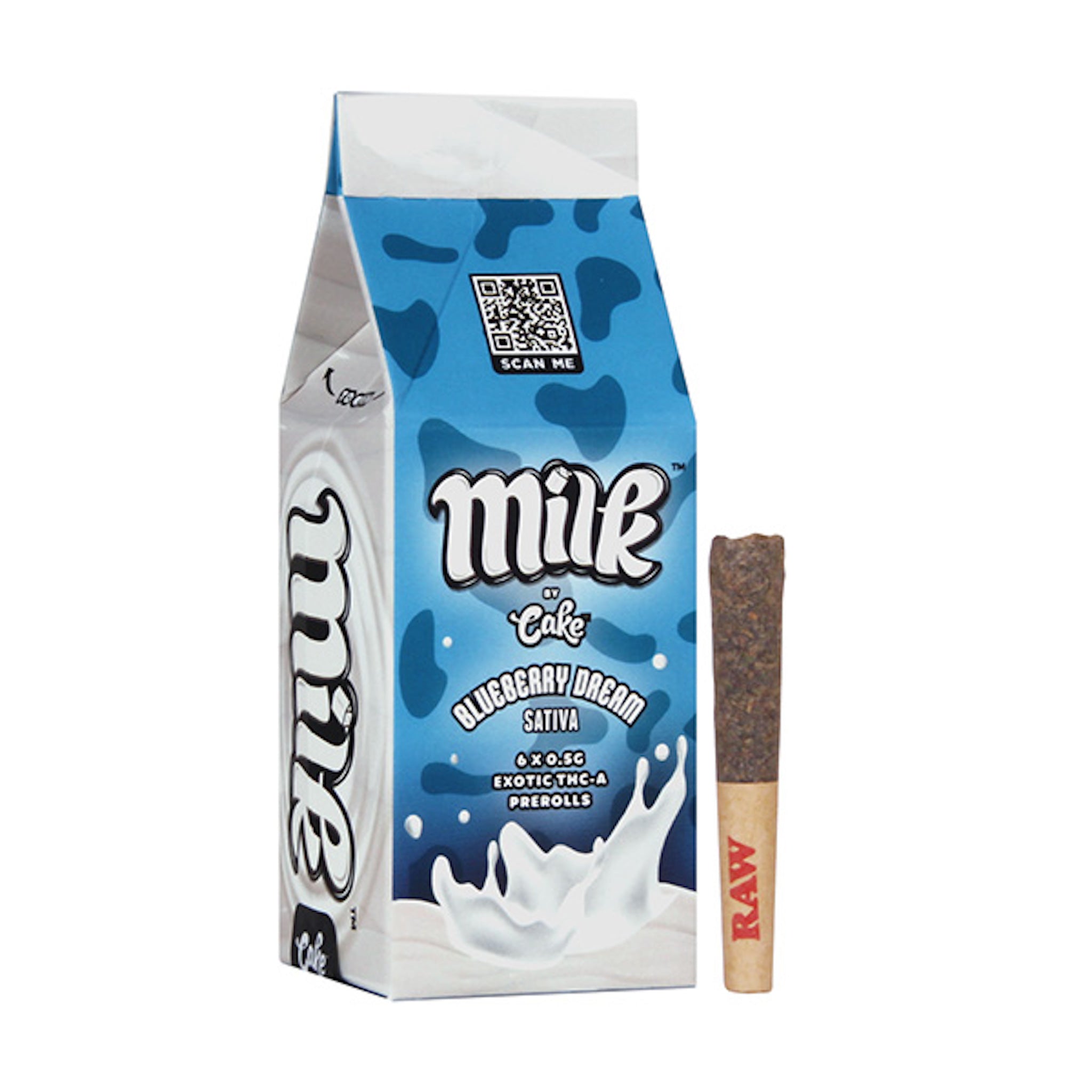 Milk by Cake Exotic THC-A Prerolls - 6ct - Everything 420