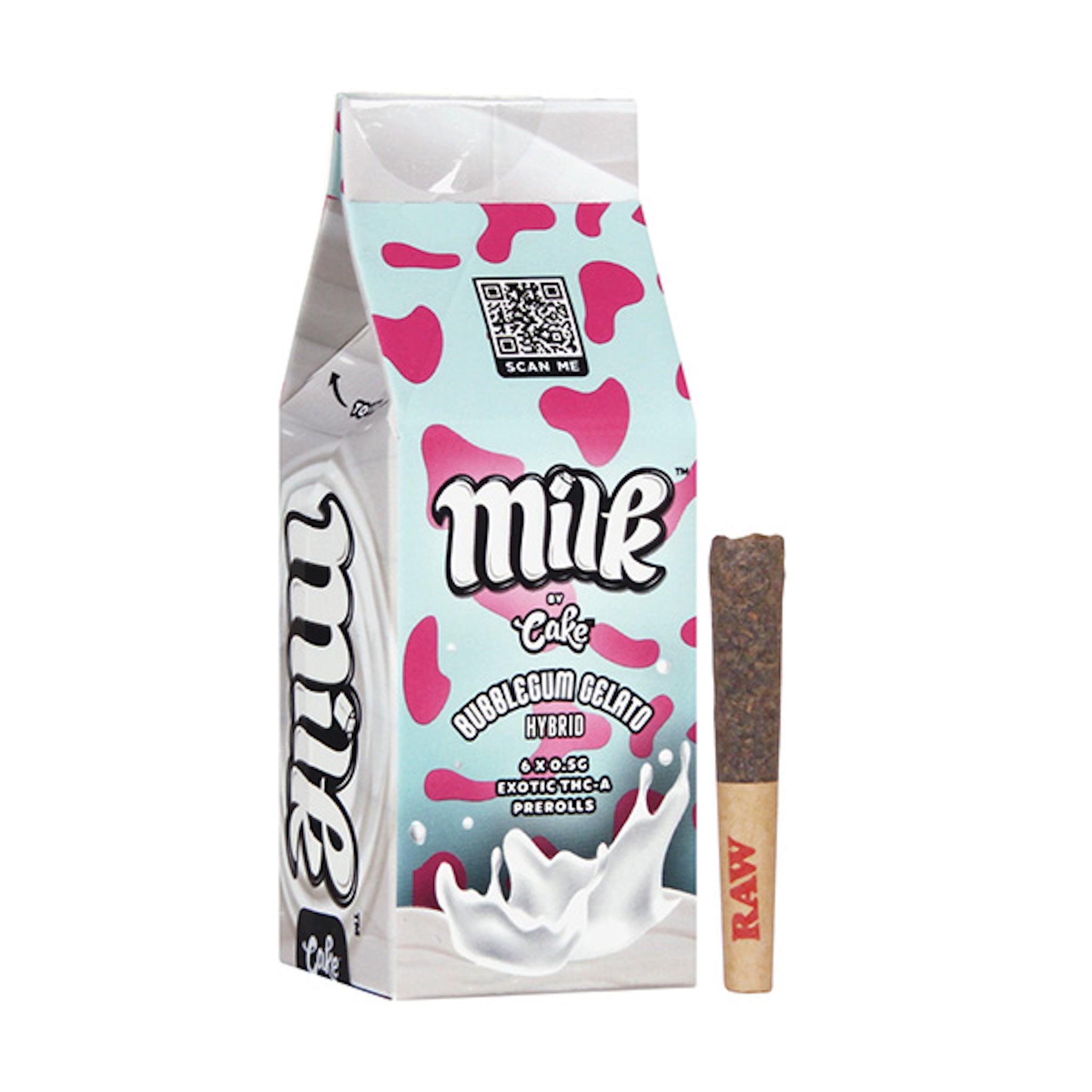 Milk by Cake Exotic THC-A Prerolls - 6ct - Everything 420